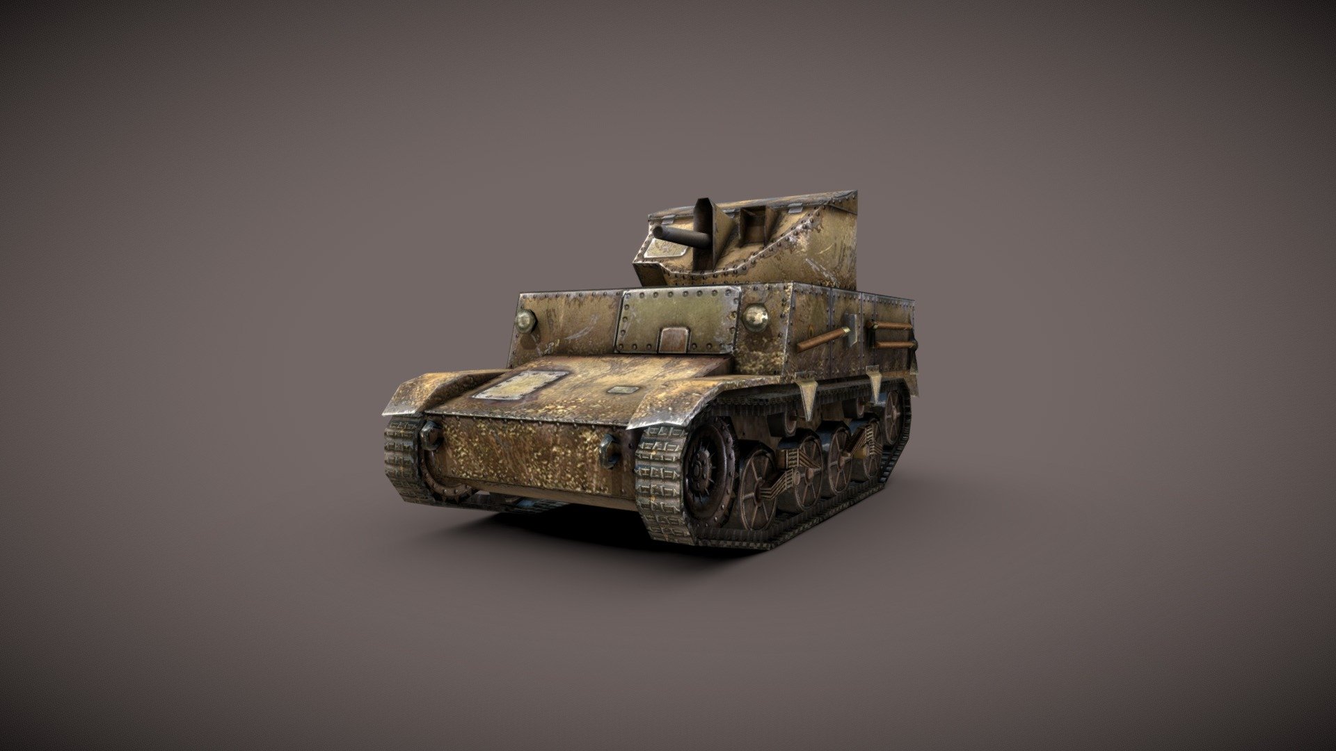 T.13 Tank Hunter - 3D model by AleksejFonGrozni [a9c28c3] - Sketchfab