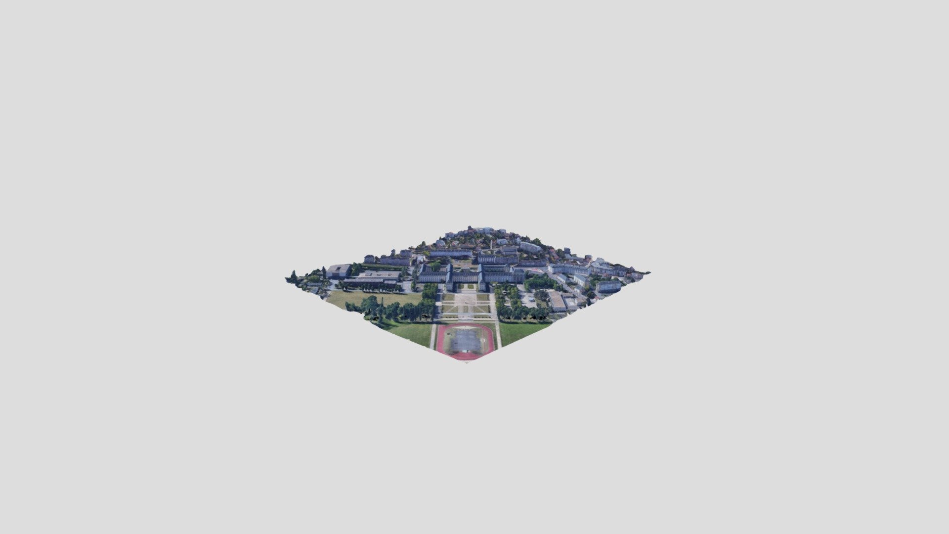379 - POI - Lycée militaire de Saint-Cyr L'Ecole - 3D model by cdg ...