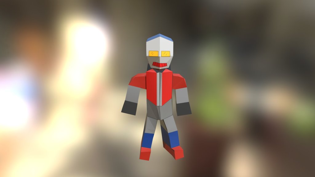 3d Robo - 3D model by Wil (@Wirahabian) [a9c2adf] - Sketchfab