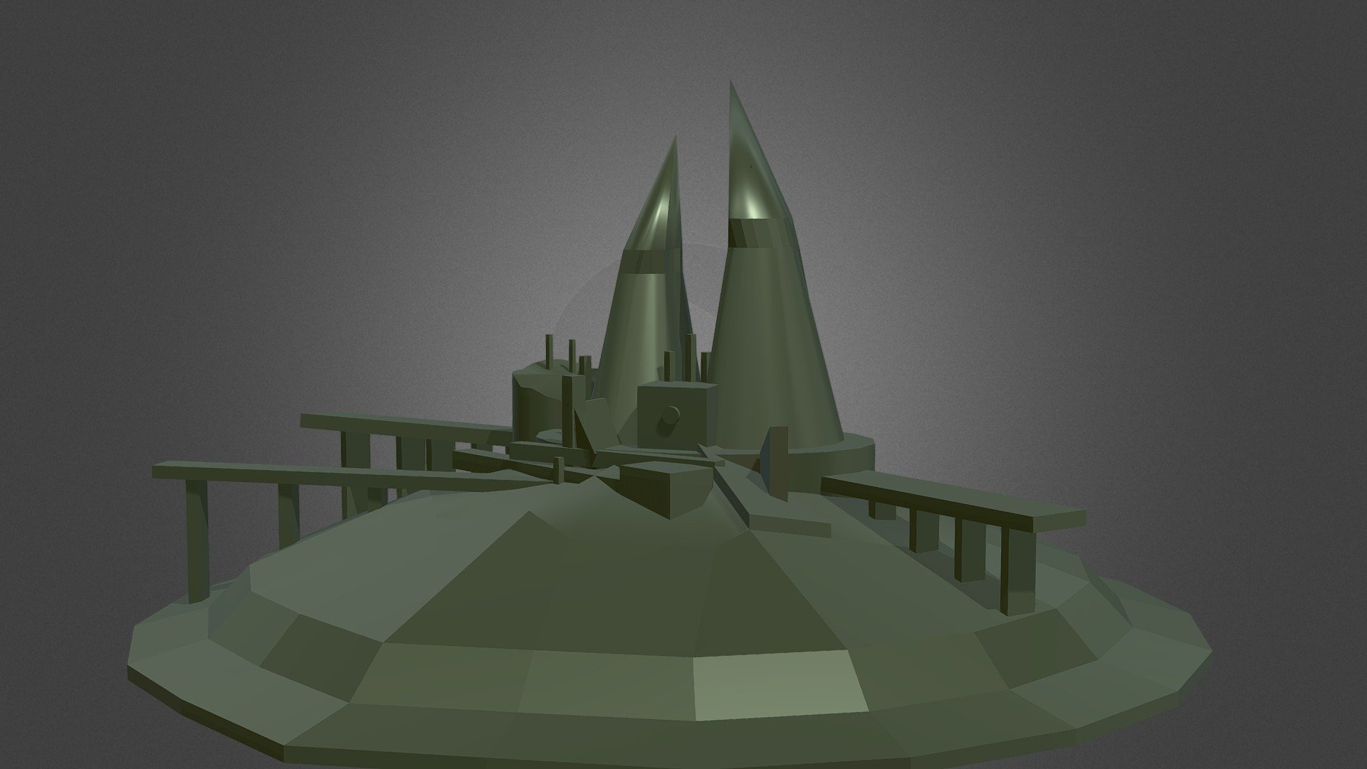 WK 2 Environment Blockout (Maya) - Download Free 3D model by white812 ...
