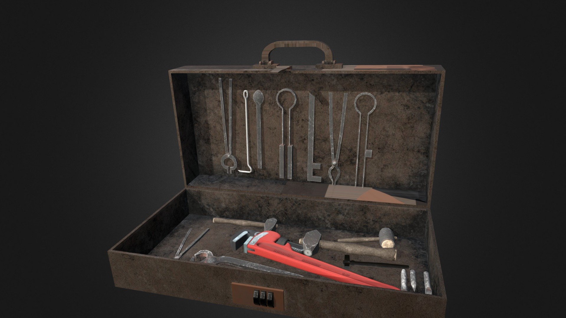 suitecase torture tools - Download Free 3D model by xerces ...