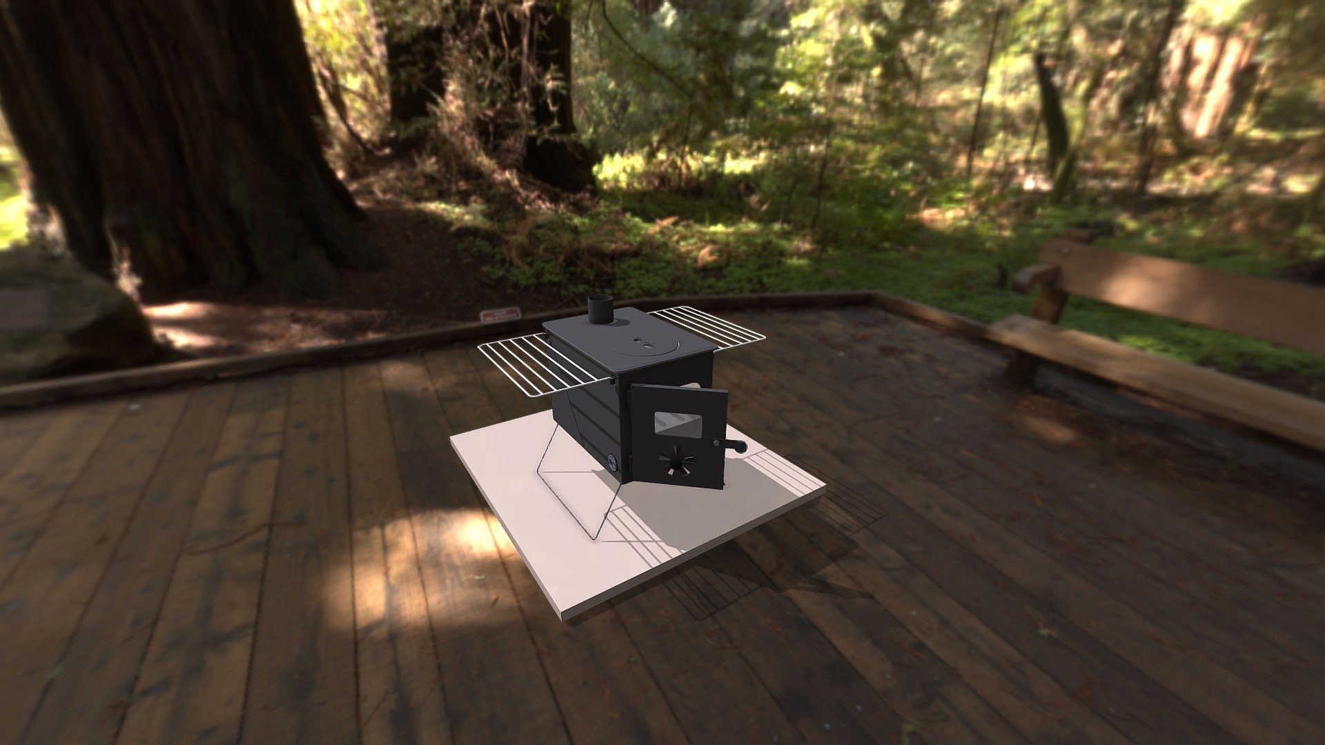 Outbacker ' Firebox' Eco Burn stove - 3D model by cyril.compeyron ...