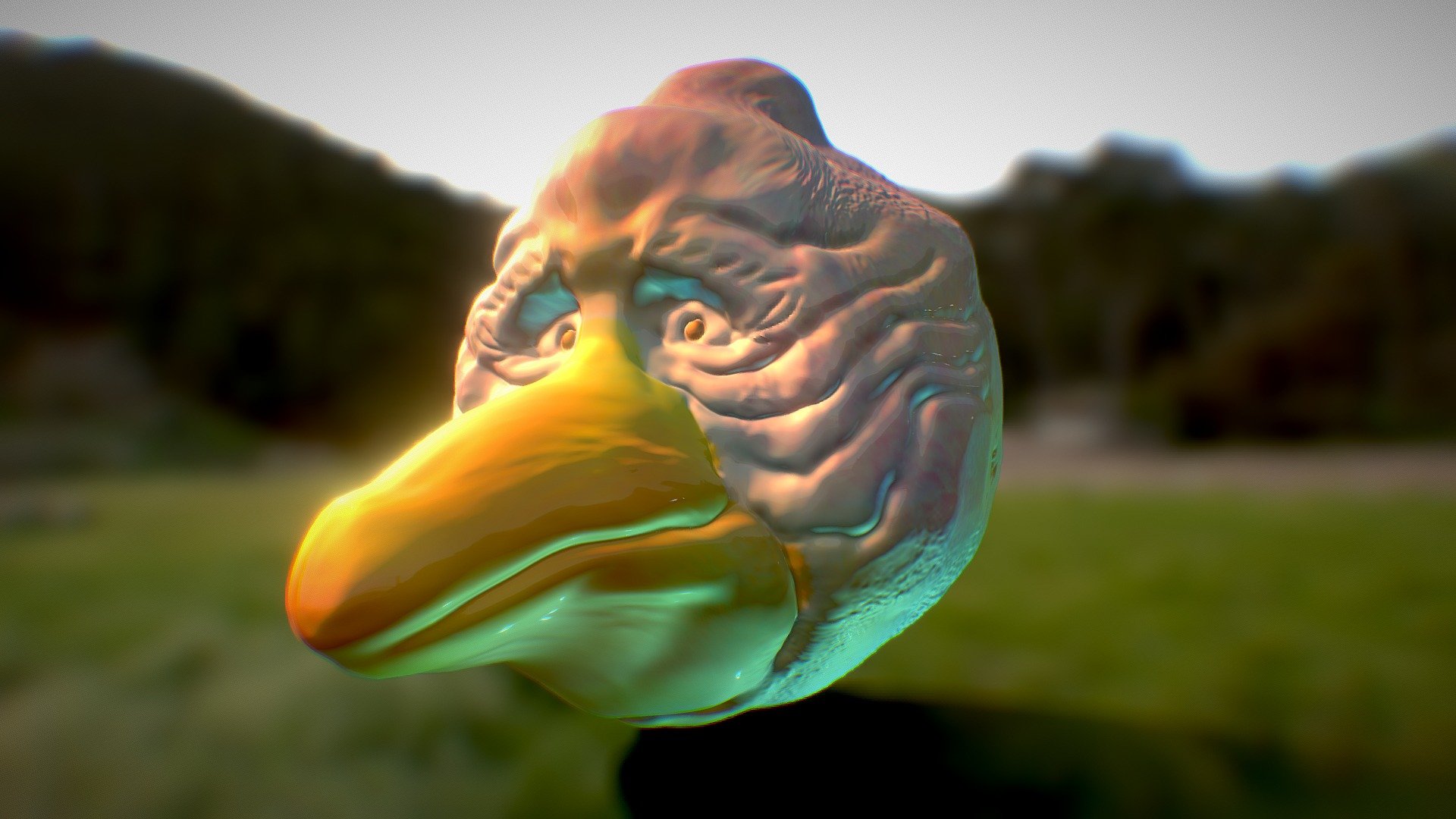 Big Beak Bird - 3D model by pingyehli [a9c759b] - Sketchfab