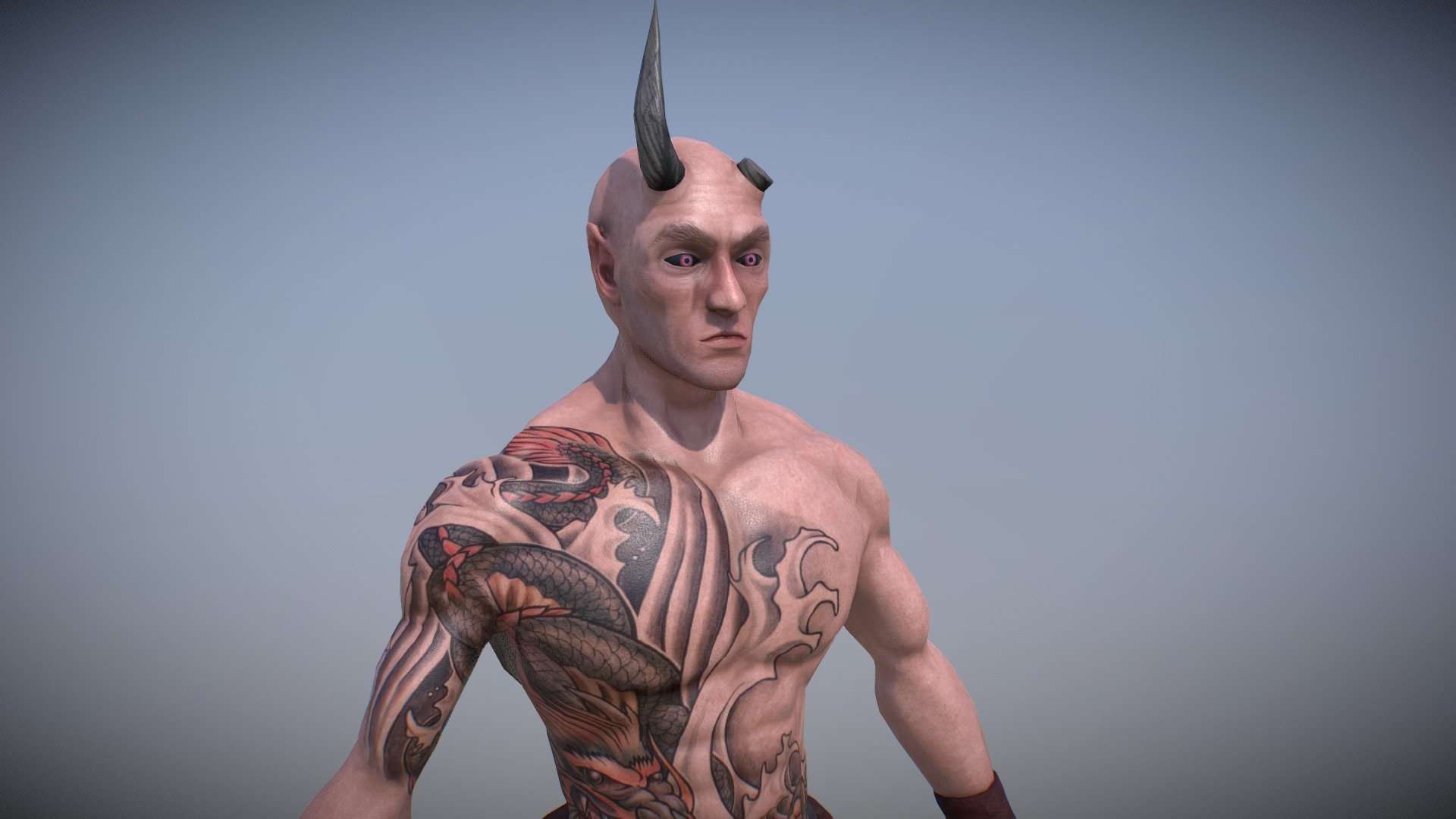 Samurai- Blender-2 8 - 3D model by Prx 3D (@prx3d) [a9c7d00] - Sketchfab