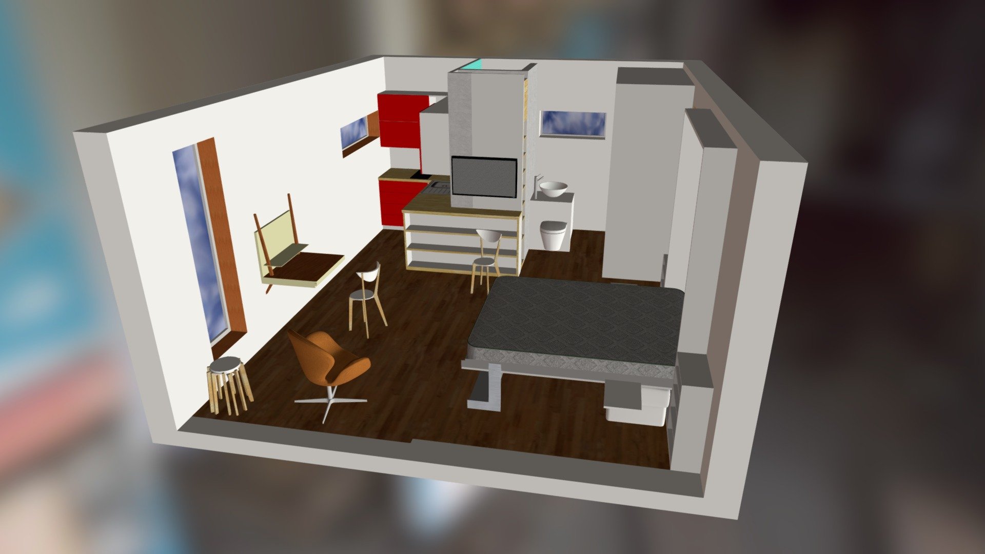q-box 2 interior 2 - 3D model by maurus [a9c8797] - Sketchfab