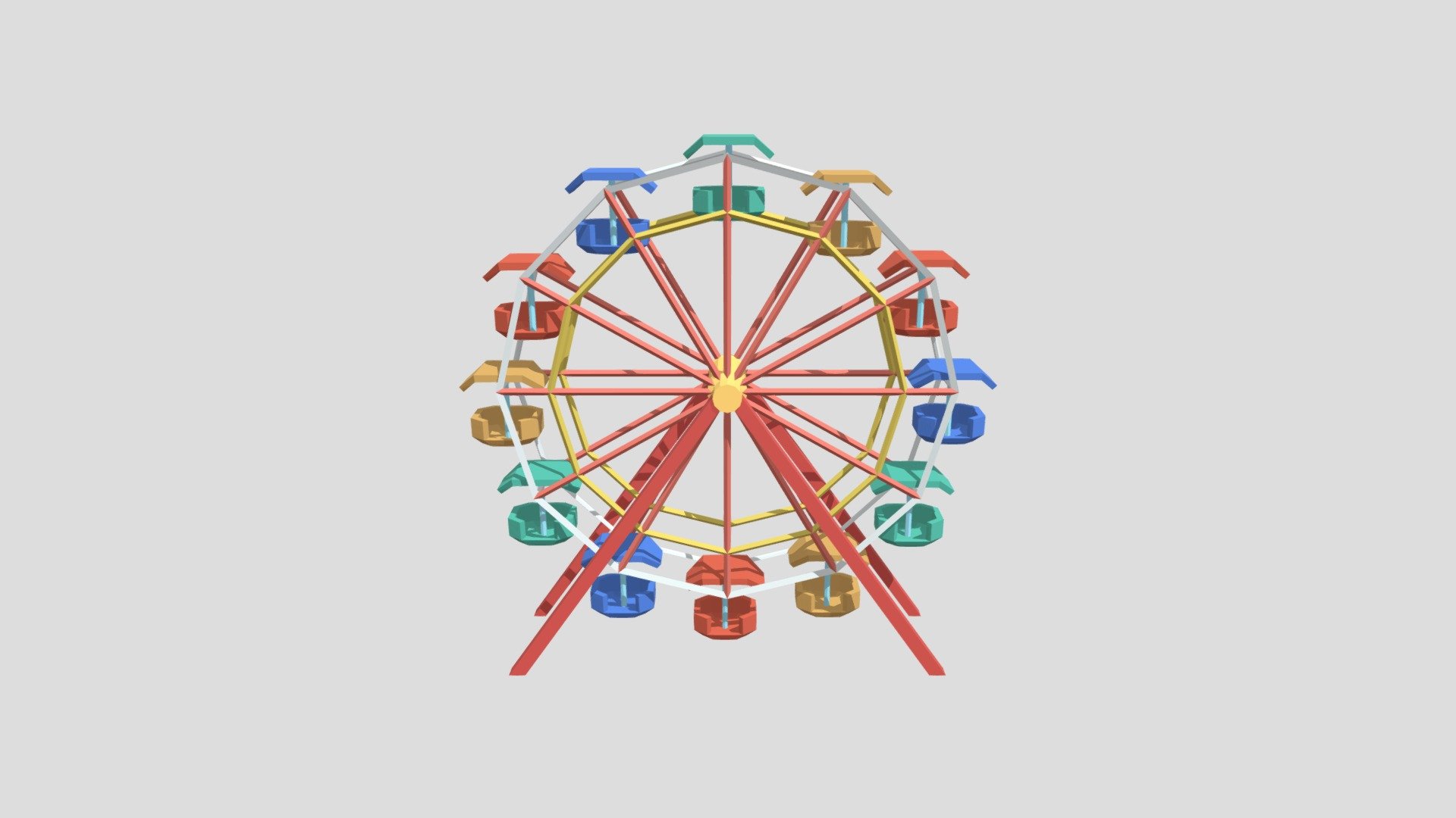 Ferris wheel from Poly by Google - Download Free 3D model by IronEqual ...