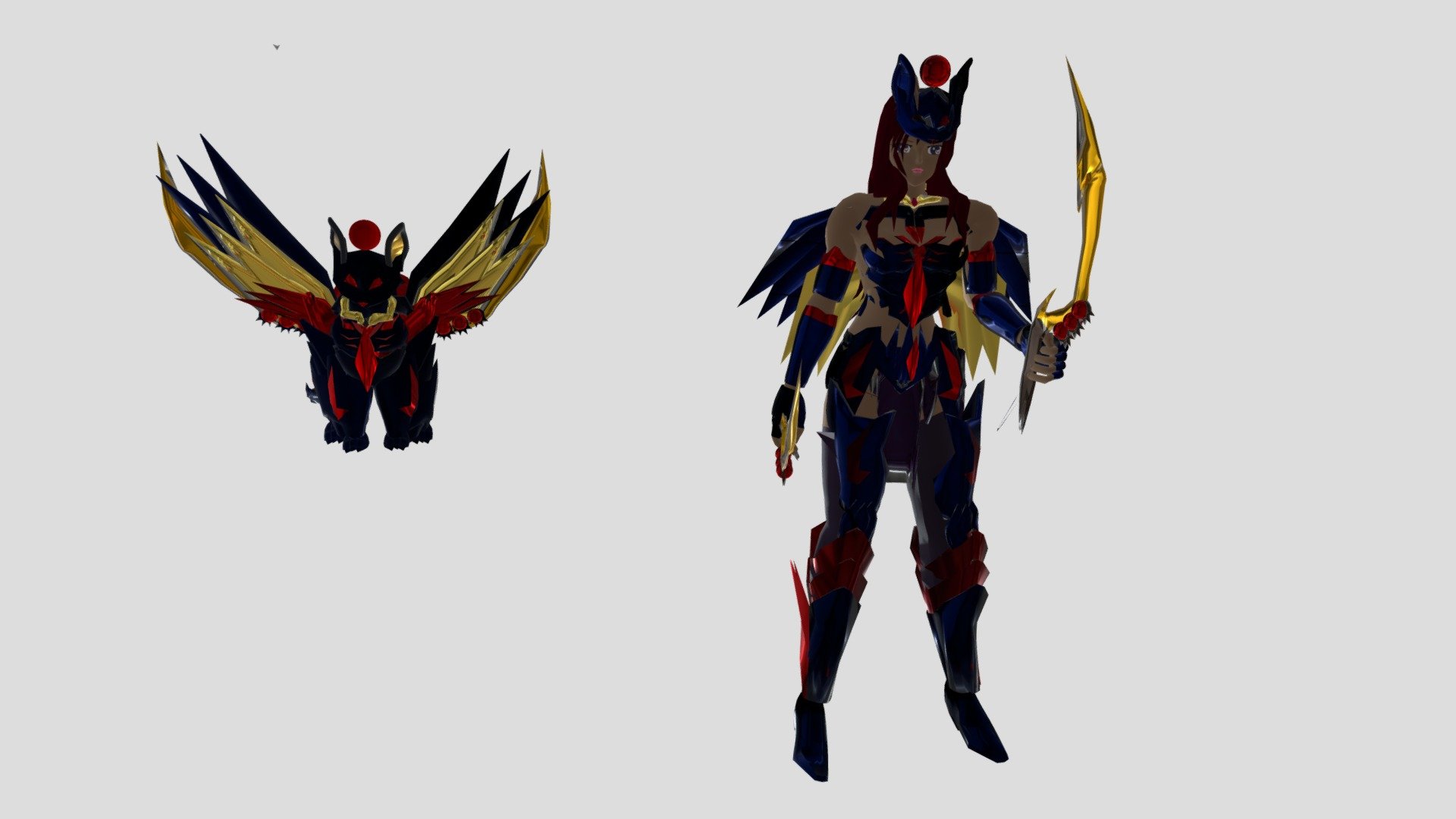 Bastet Zarah - 3D model by Draconis (@Ivdraconis) [a9c91cb] - Sketchfab