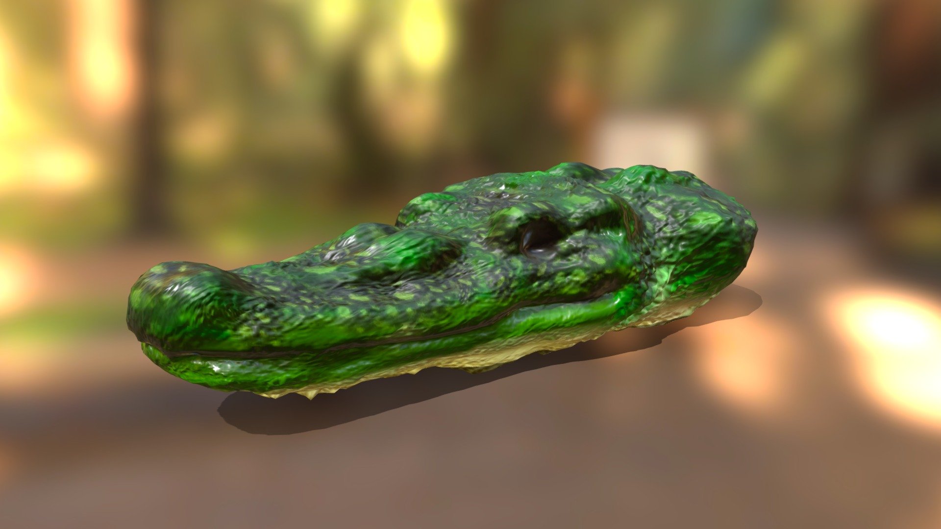 Crocodile Head - 3D model by Purpee's cave (@purpee) [a9c9f52] - Sketchfab