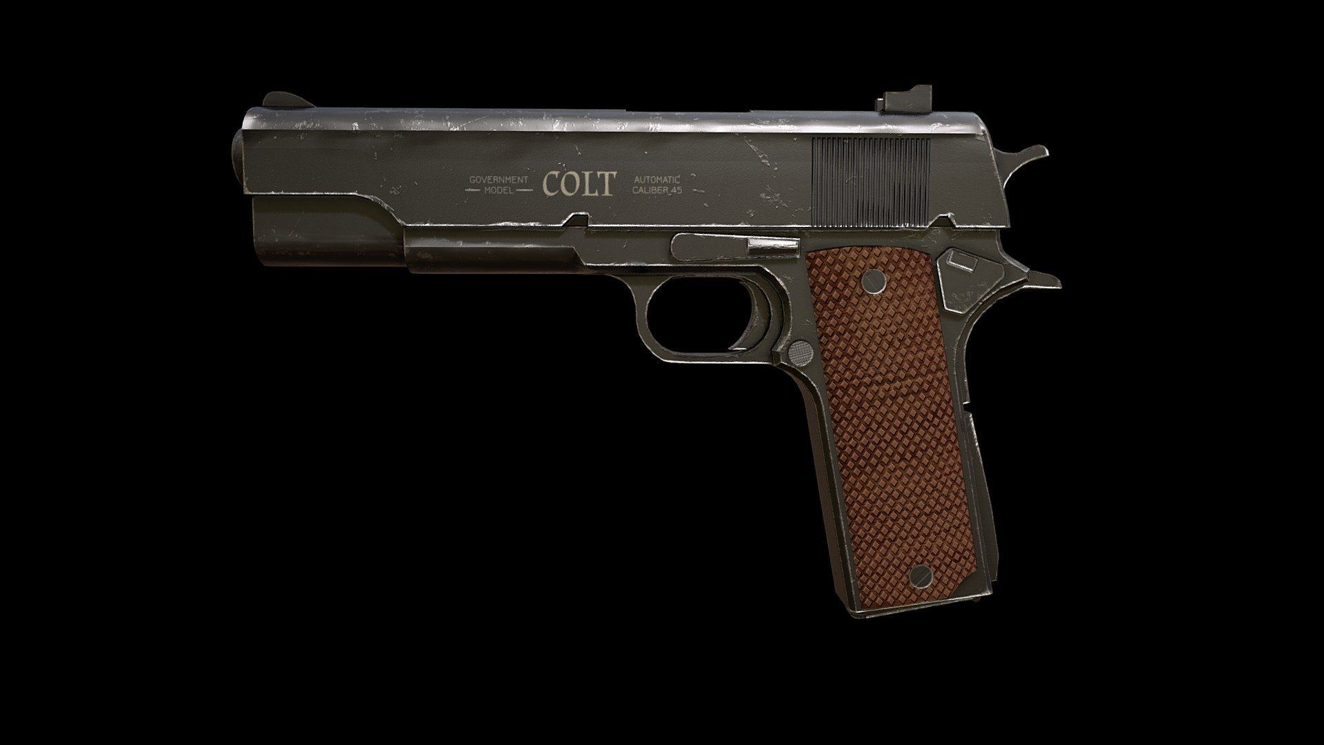 Colt M1911 - Download Free 3D model by Bl4ckGh0st [a9cc584] - Sketchfab