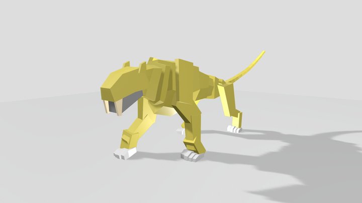 Smilodon 3d Models Sketchfab