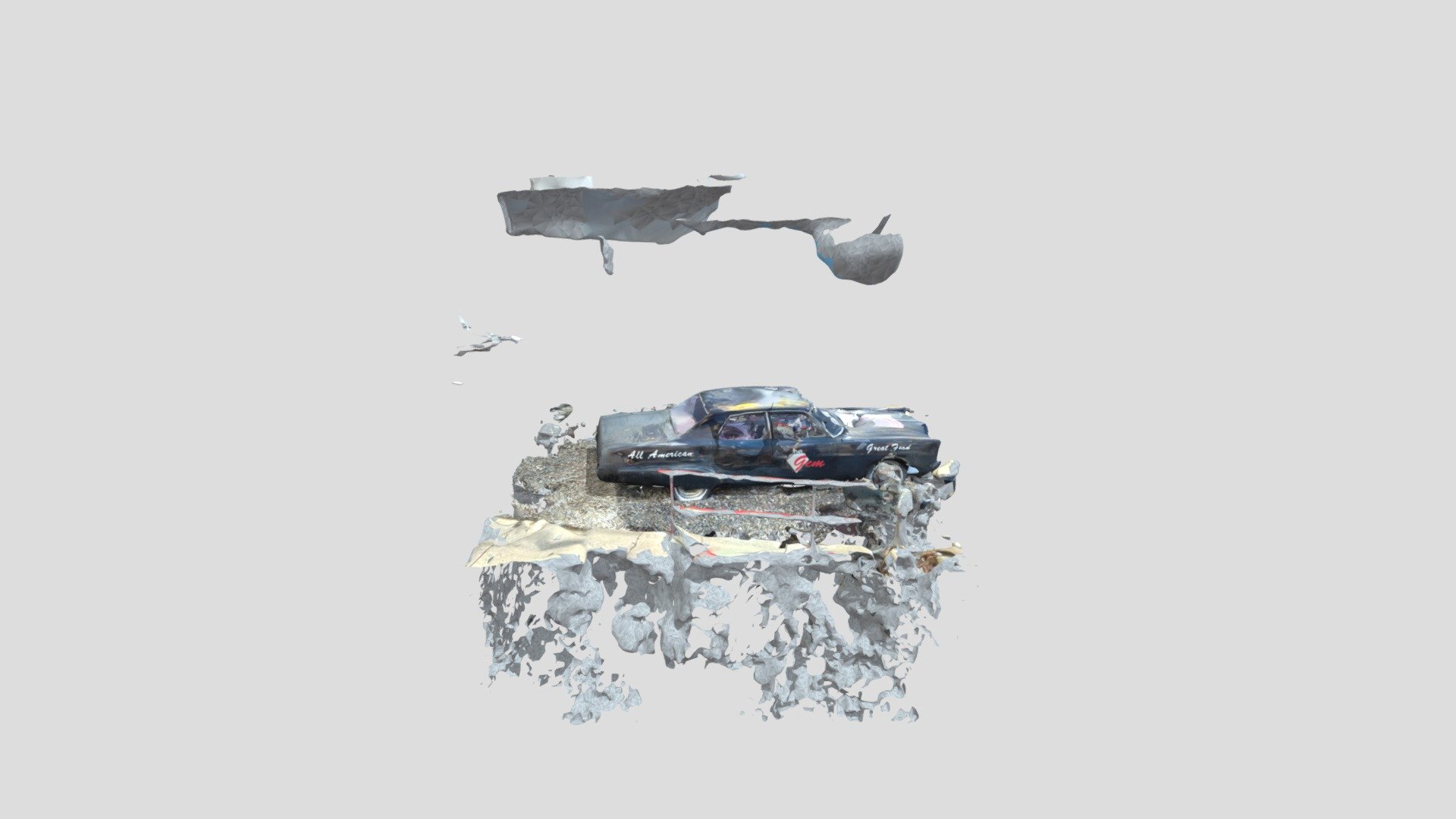 The_gem_car_textured_mesh_medpoly_glb - 3D model by jonwideman [a9cdff9 ...