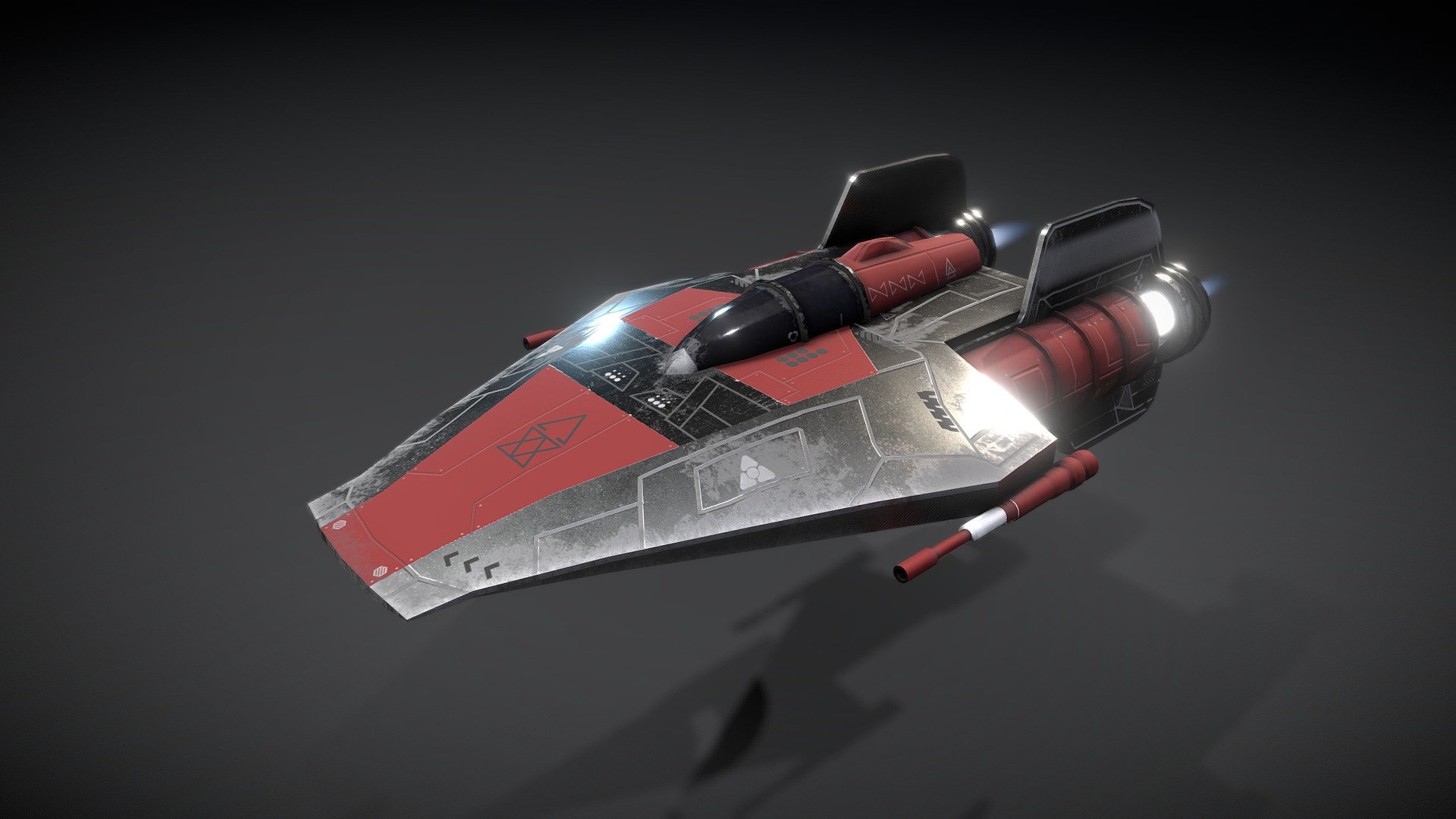 A-Wing Test - 3D model by yazker [a9cf9a2] - Sketchfab