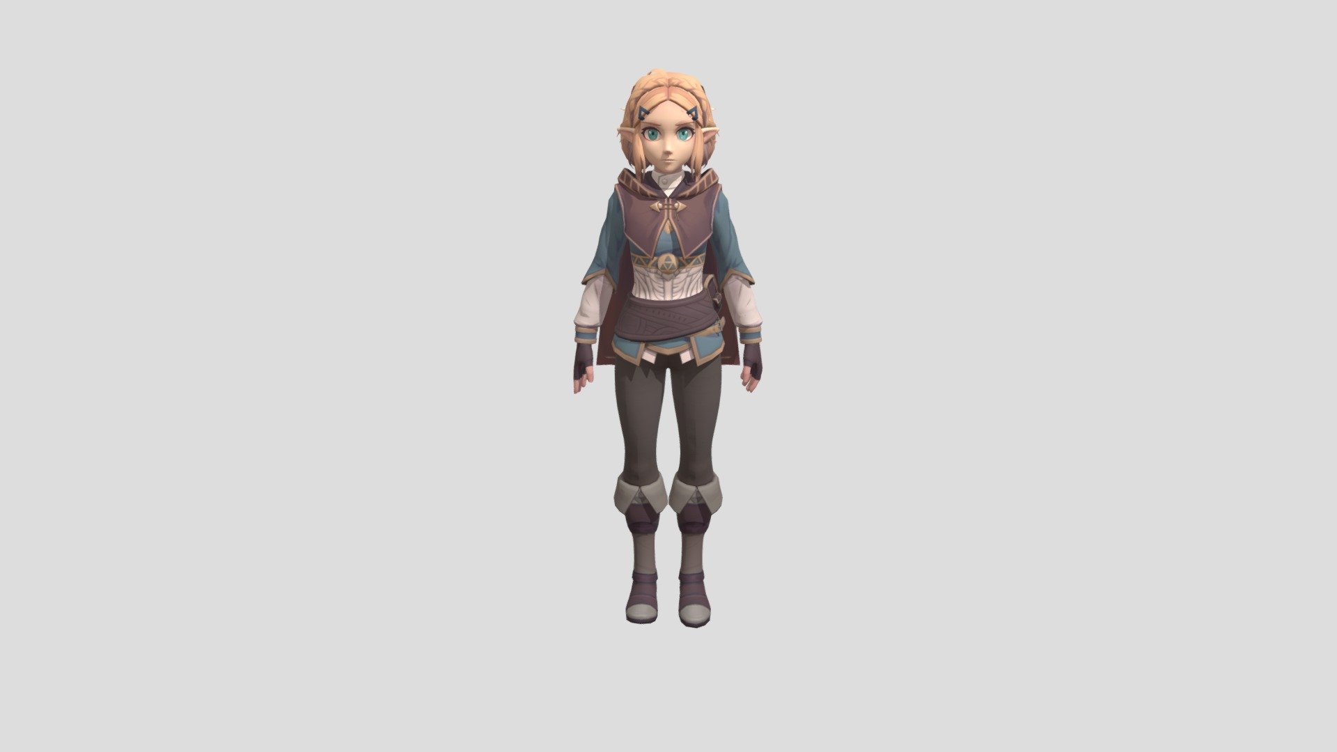 Zelda Walk - 3D model by Ikoms [a9d5849] - Sketchfab