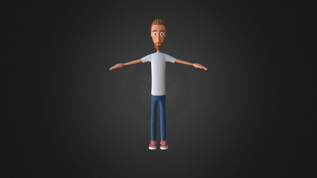Cartoon Man FBX - 3D model by Anar Aliyev (@anar_aliyev) [a9d636f ...