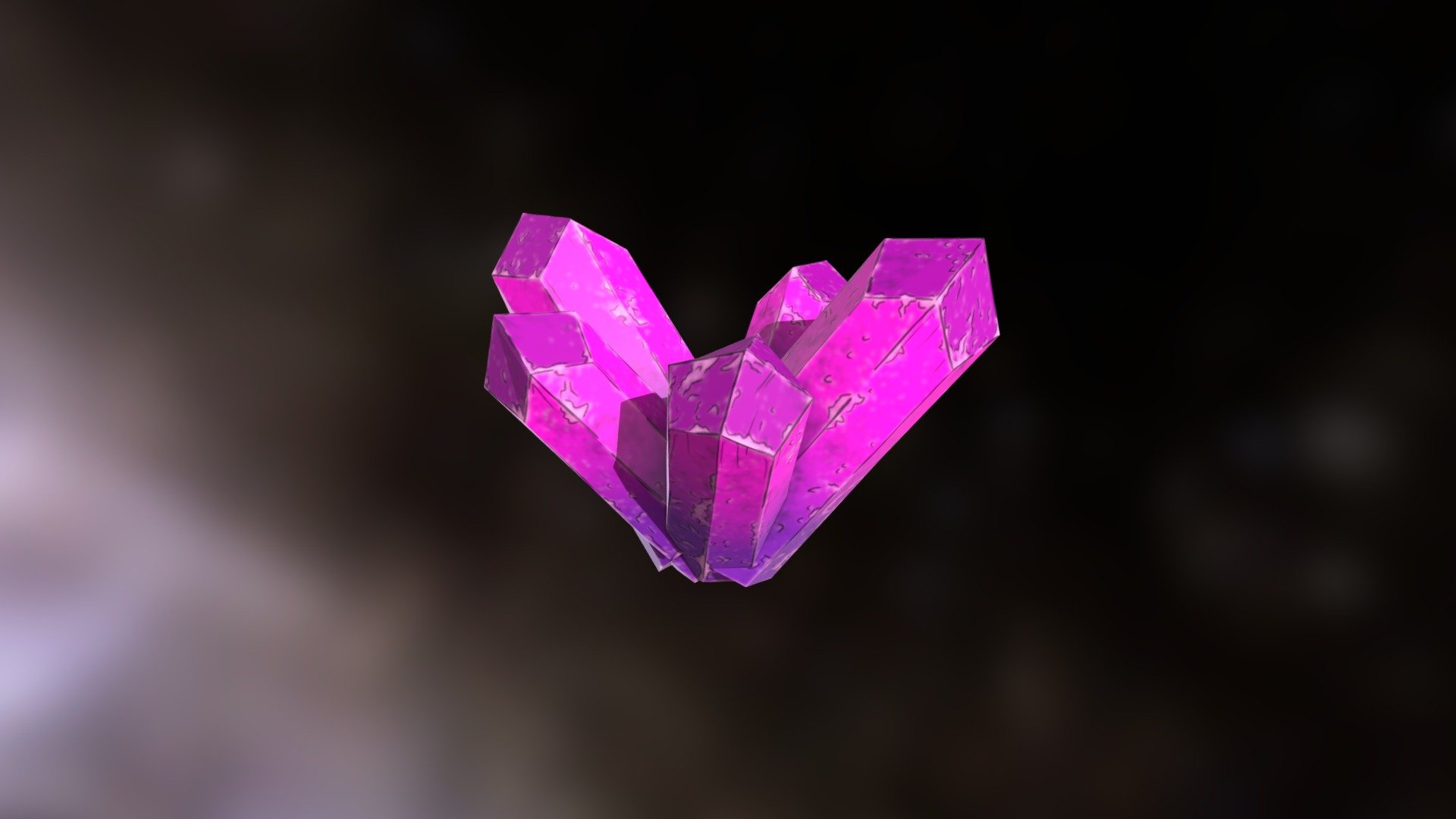 Environmental crystal asset for Cowgirl Crusade - 3D model by Anakin ...