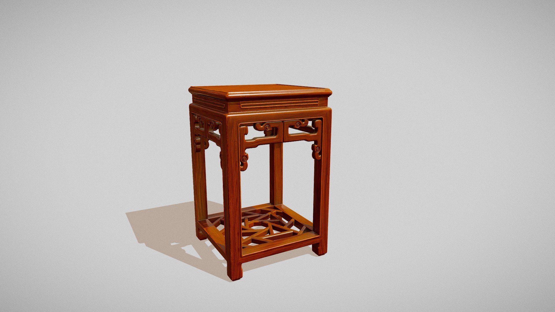 Chinese Flower Stand - 3D model by amri3dstudio [a9d8537] - Sketchfab