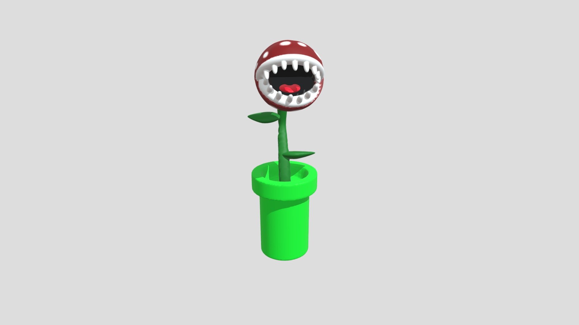 Mario plant - 3D model by ChingChong12 [a9d8747] - Sketchfab