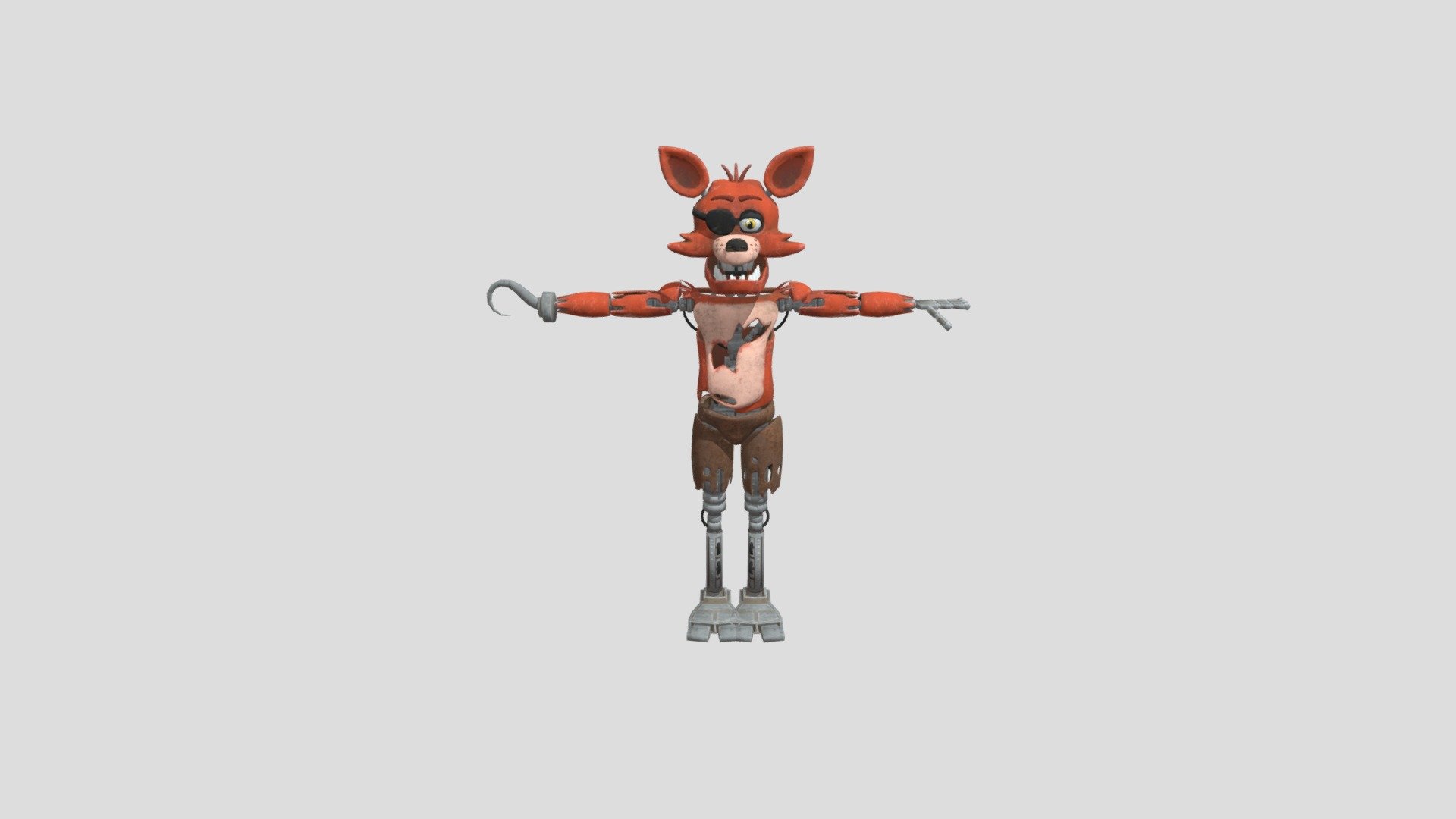 Five Nights At Freddy's - Foxy - Download Free 3D model by ...