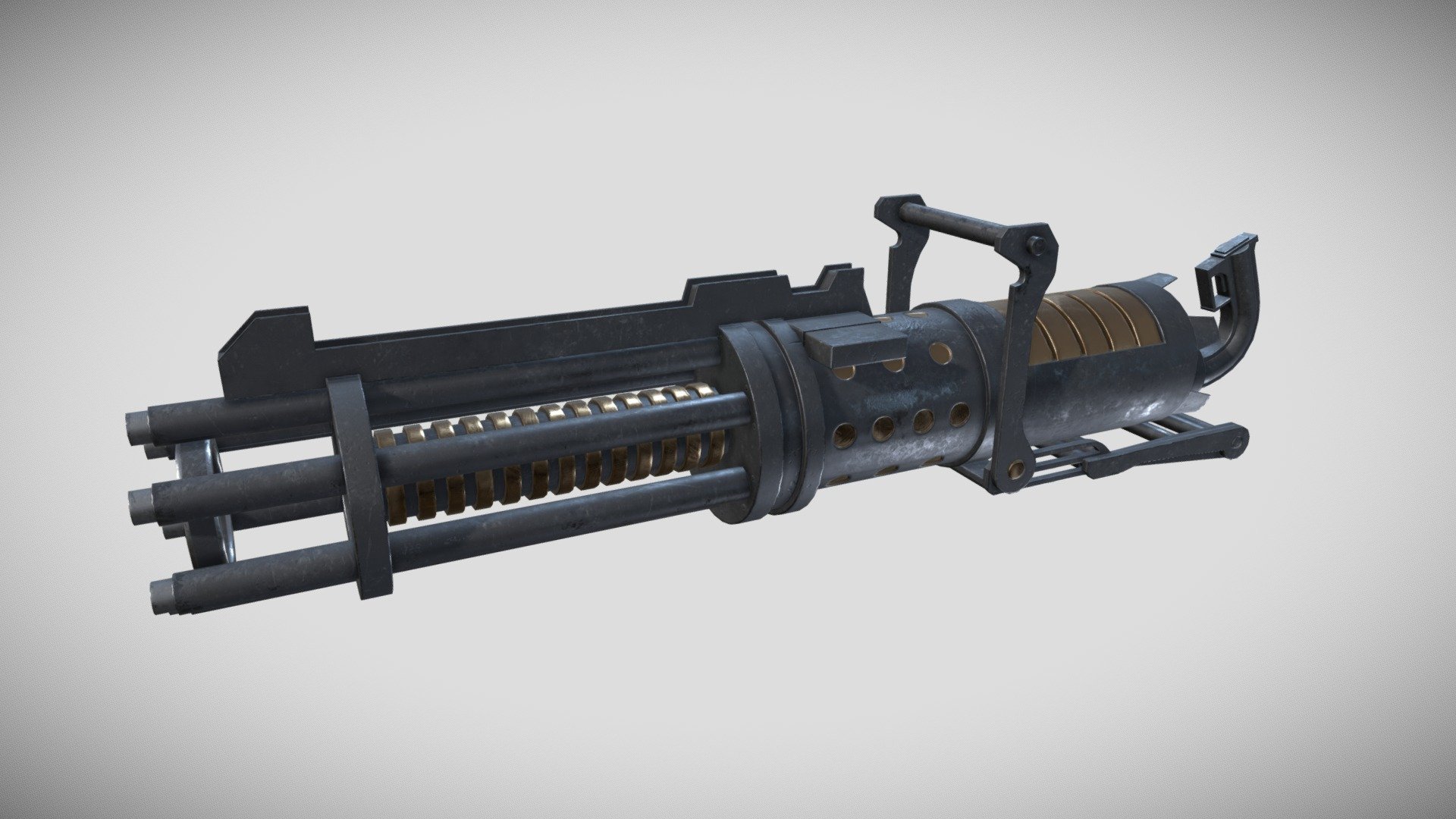 Z-6 rotary blaster cannon - Download Free 3D model by KO71K [a9db2e4] - Sketchfab