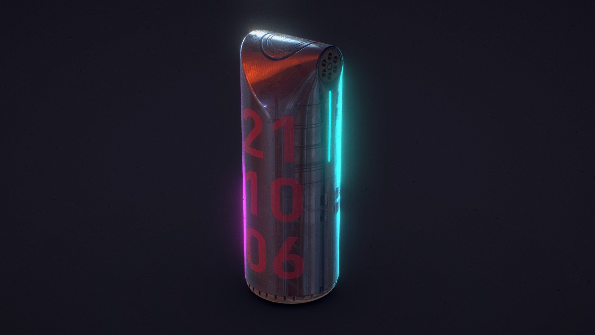 Scifi Cyberpunk Doodle - Gadget - Download Free 3D model by re1monsen ...