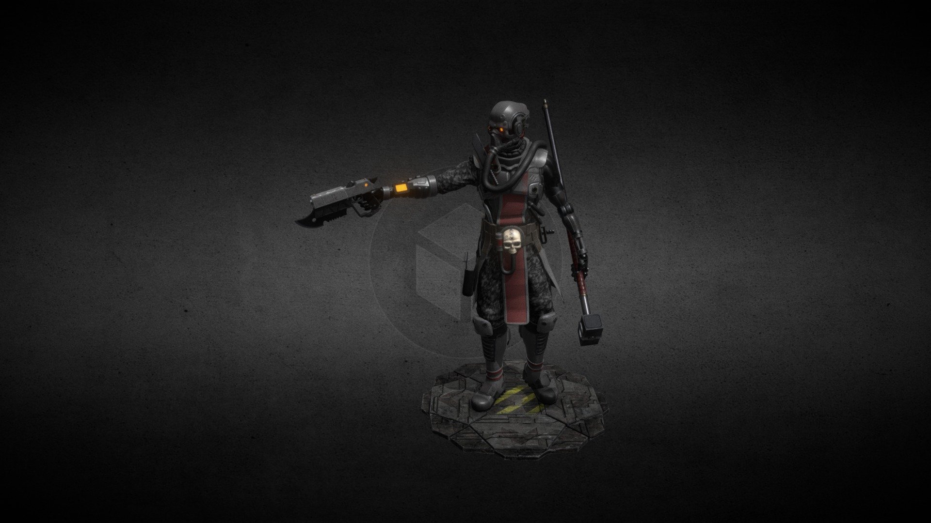 Space Pirate Captain - 3D model by UselessViking [a9db906] - Sketchfab