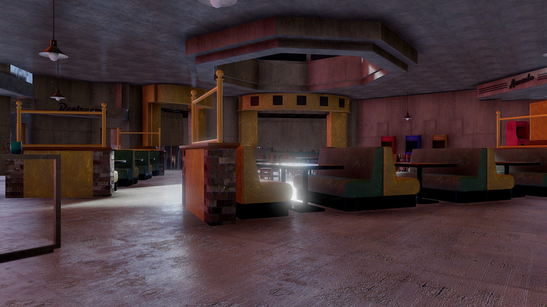 Fnaf Movie Pizzaria Inside - Download Free 3D model by skylajade69 ...