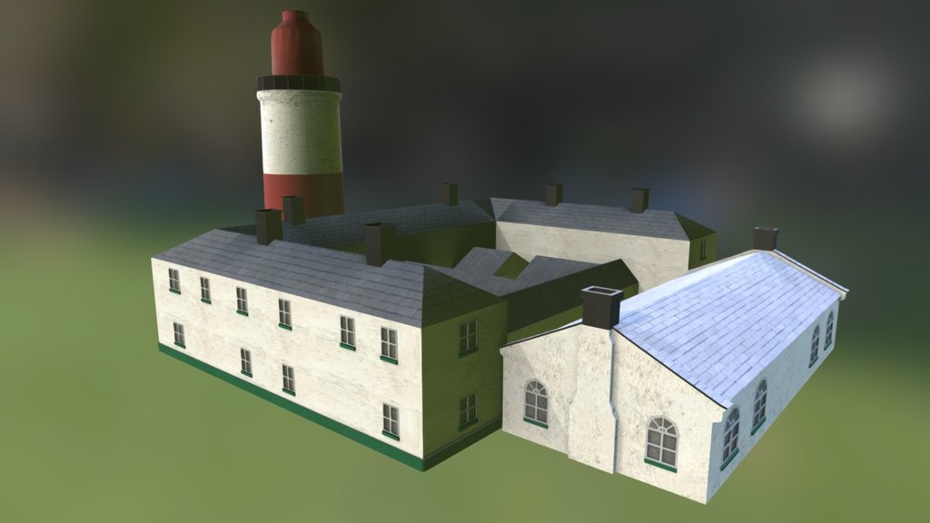 Souter Lighthouse Buildings - 3D model by ∞²⁷ Design Studio ...