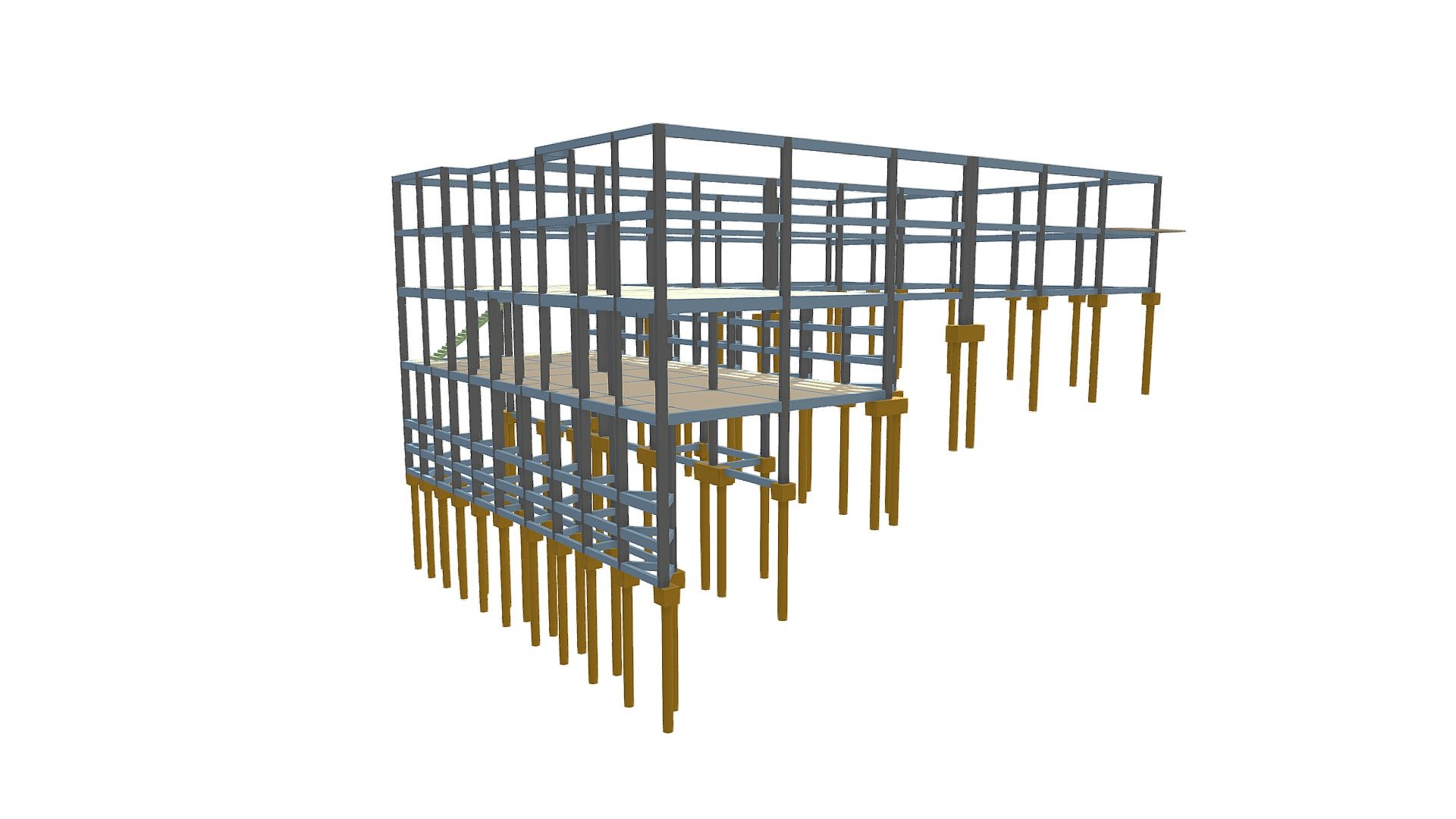 PROJETO ESTRUTURAL - CA3 - 3D model by Saulo Lacerda - Projetos ...