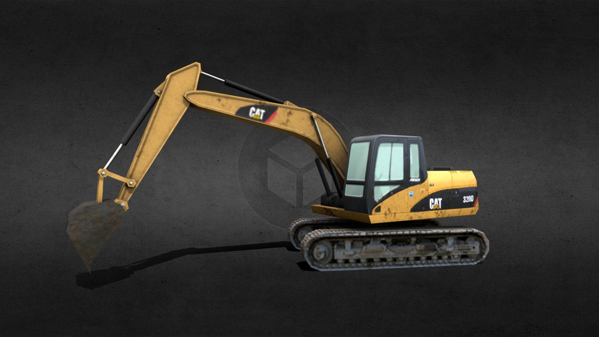Excavator, rotated - 3D model by Avanya [a9def23] - Sketchfab