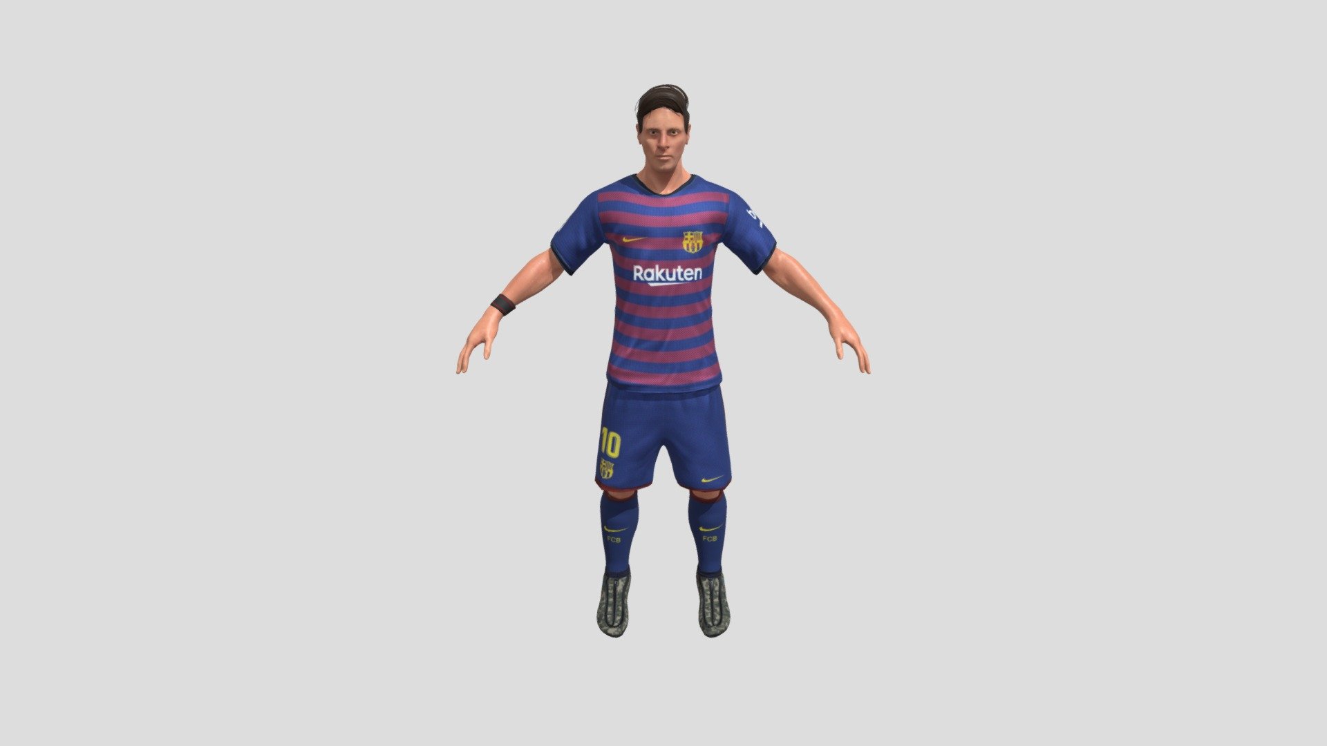 Messi 3D View - 3D model by c323 [a9dfc86] - Sketchfab