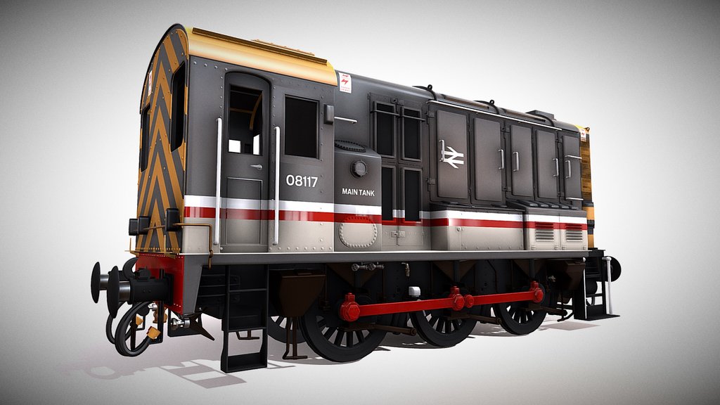 br class 08 shunter engine - A 3D model collection by ...