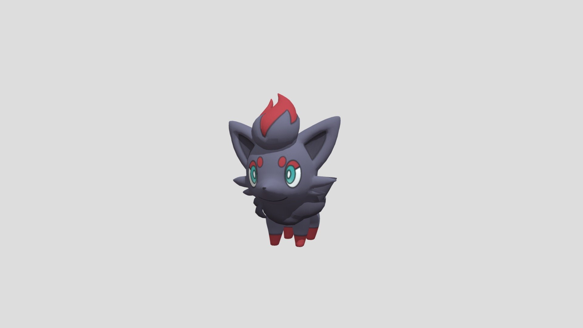 Zorua 3d model - Download Free 3D model by suttoncarmella4 [a9e21b8 ...