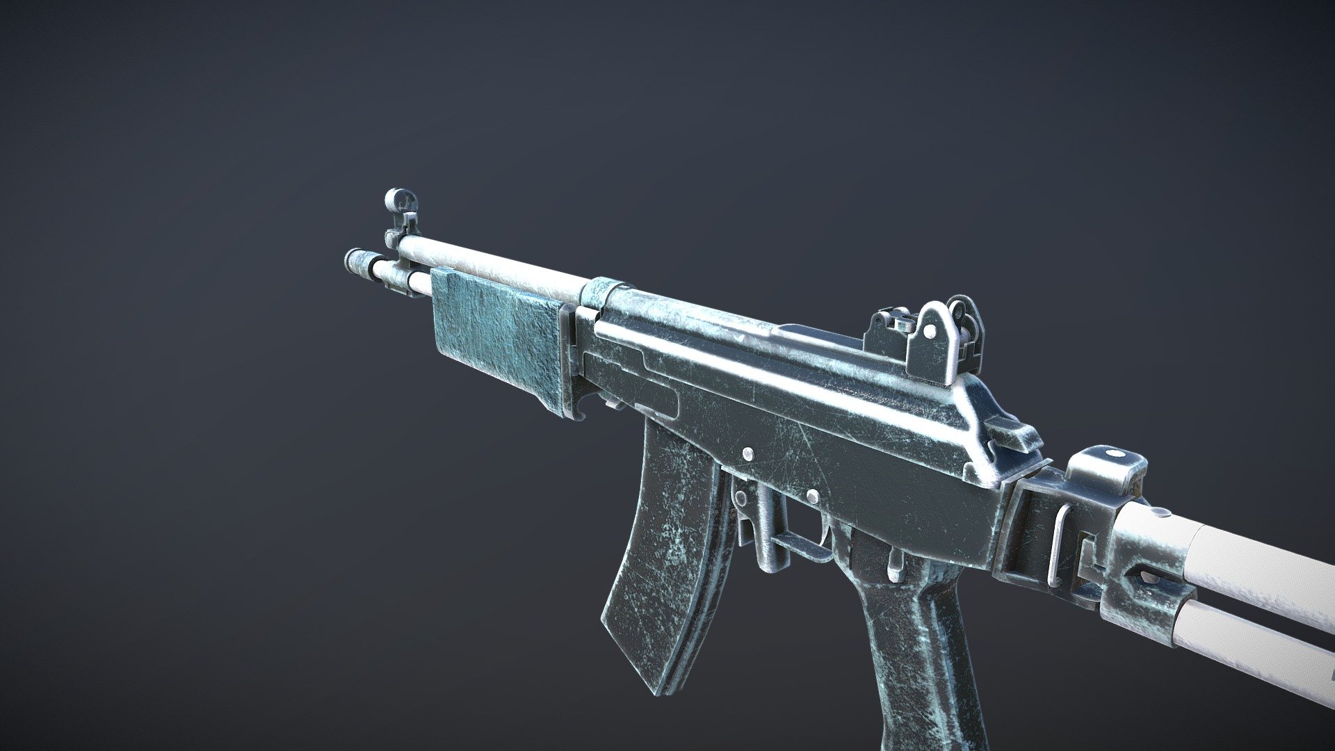 Galil | Frosted - 3D model by QuintessentialElements [a9e22a0] - Sketchfab