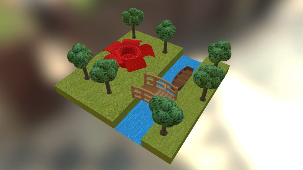 Forest Stage - 3D model by yuradyura [a9e28f9] - Sketchfab