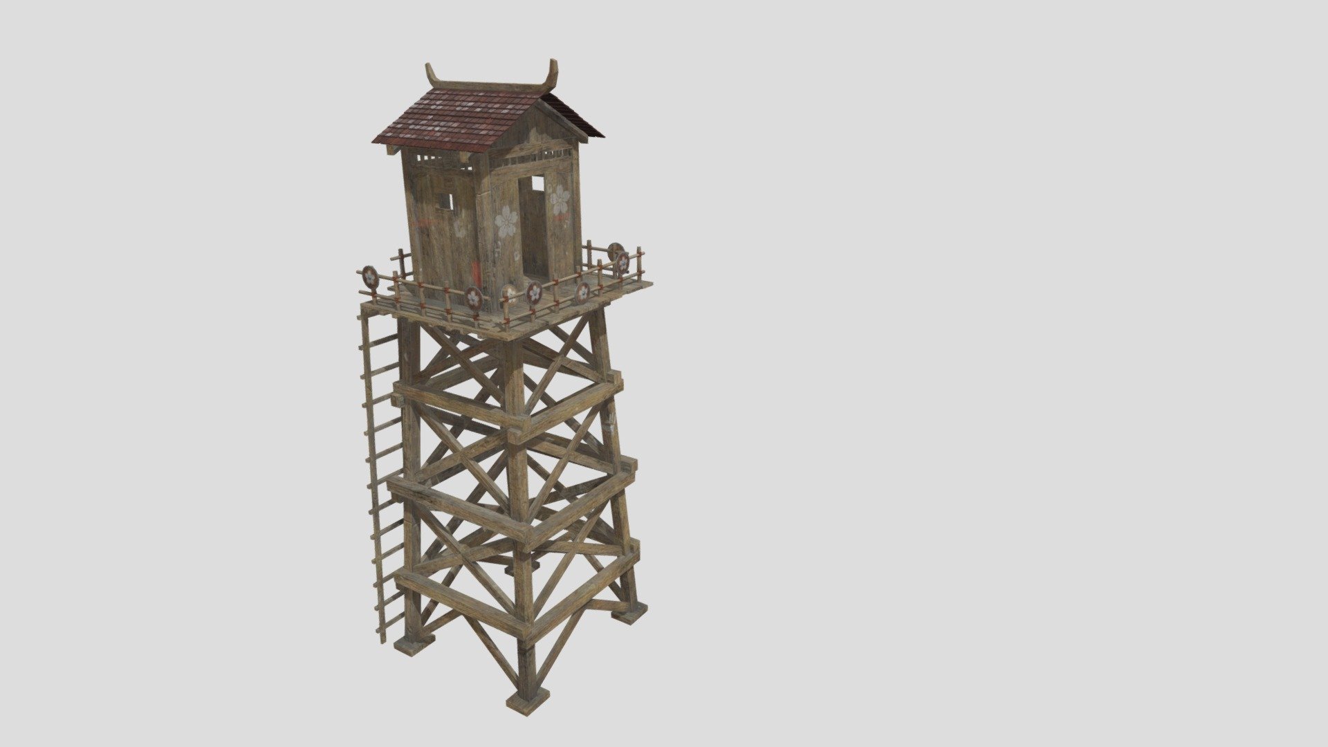 Archer Tower - 3D model by rctprogres [a9e35b0] - Sketchfab