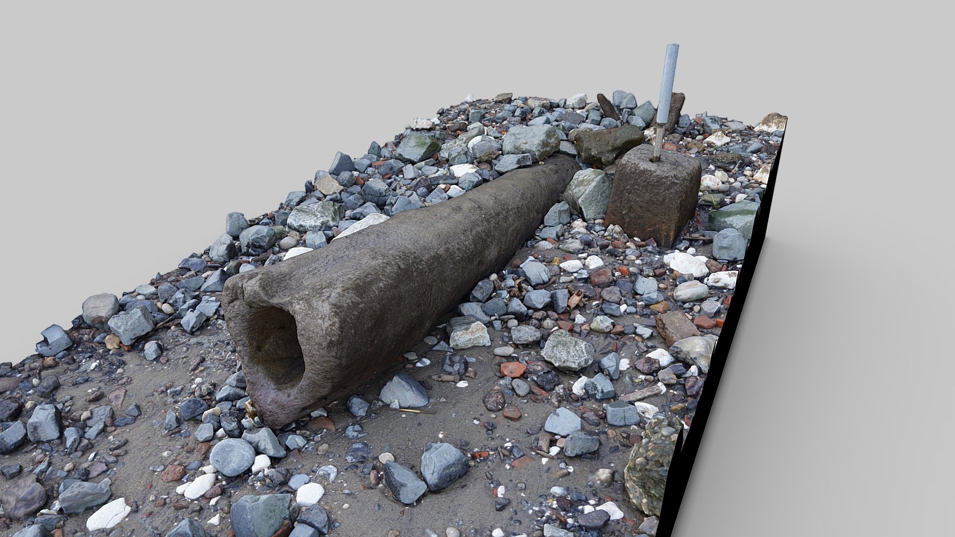 Southwark Foreshore Log Pipe - Download Free 3D model by artfletch ...
