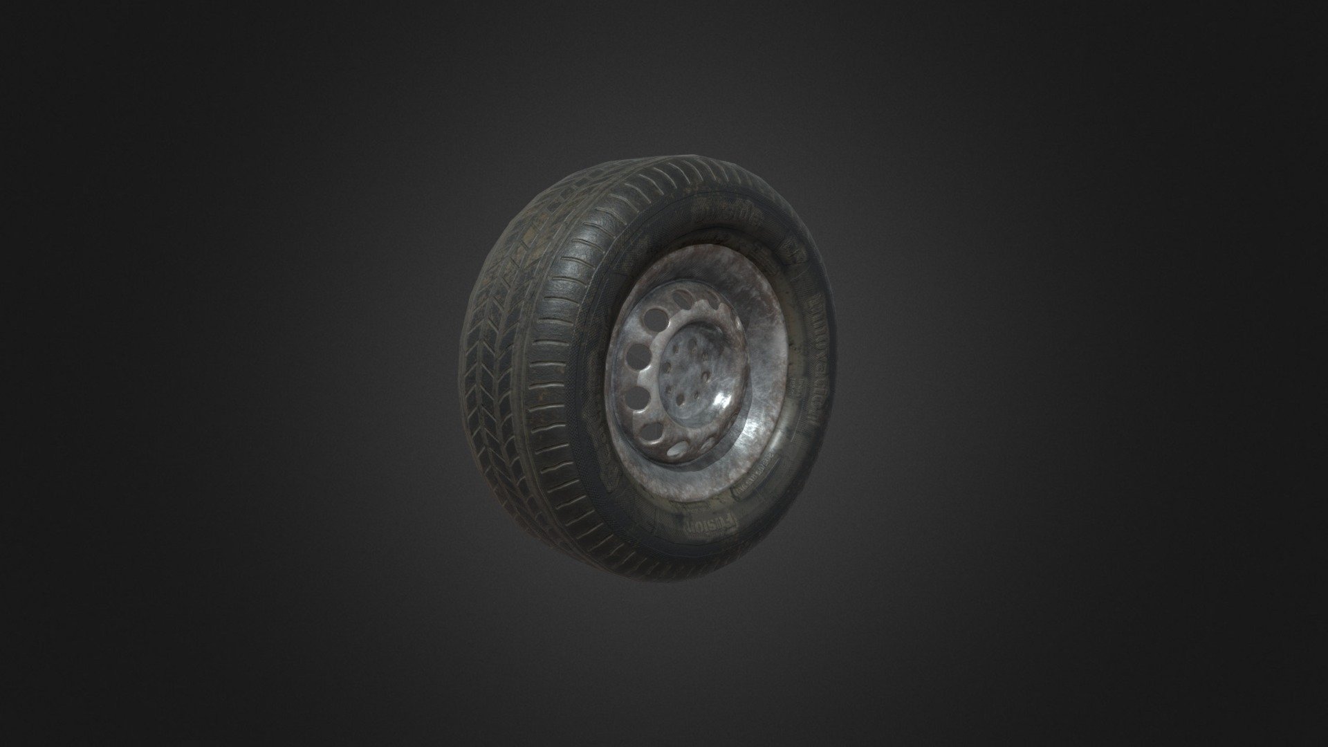 Wheel (low poly) - Download Free 3D model by Kostikkr [a9e4469] - Sketchfab