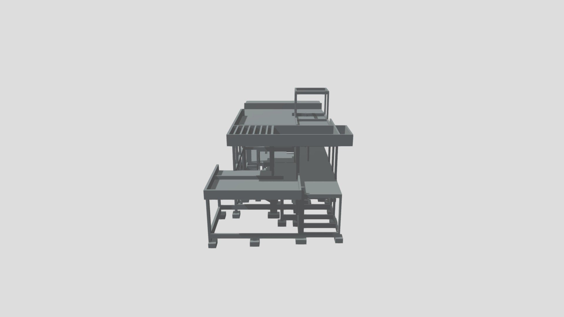 MODELO 3D - PROJ. EST. HAROLDO - SAINT PAUL - 3D model by ...