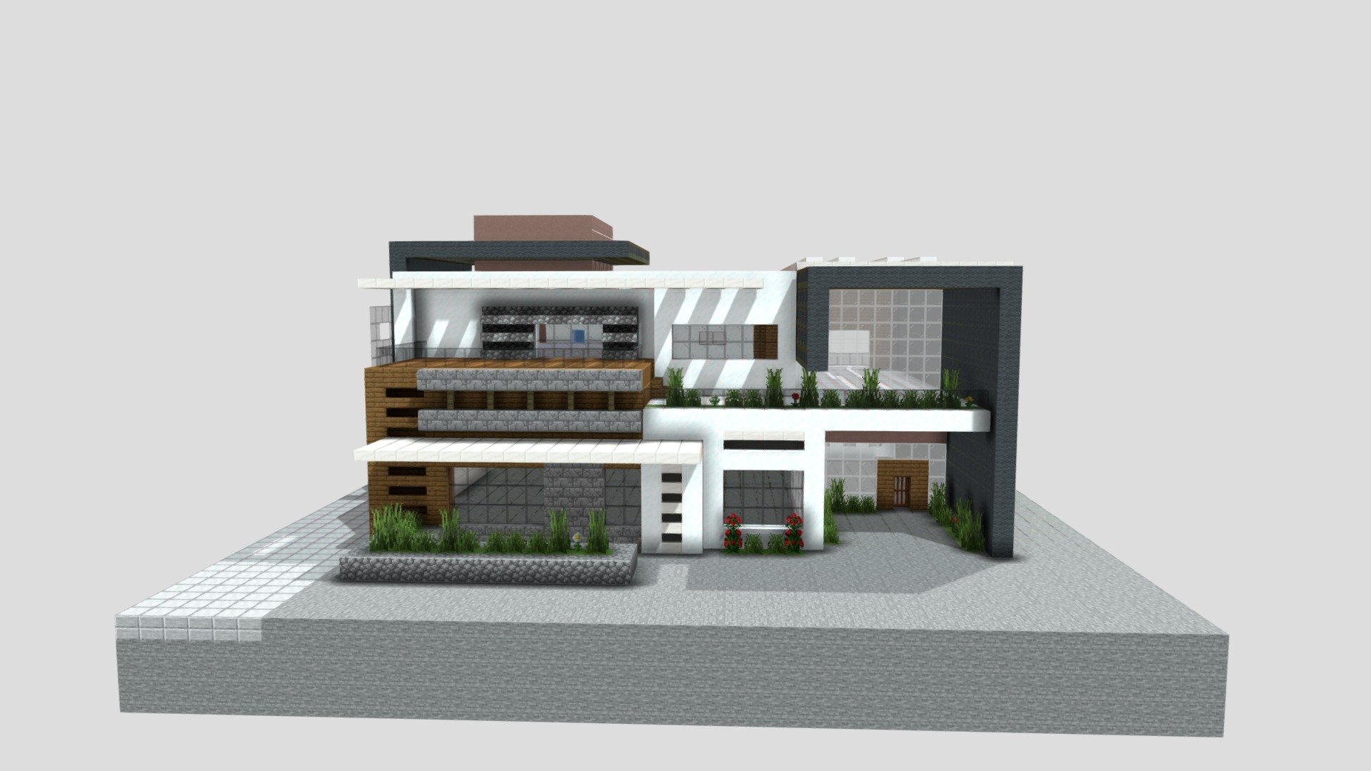 Minecraft Modern House - Download Free 3D model by jar (@jar9th ...