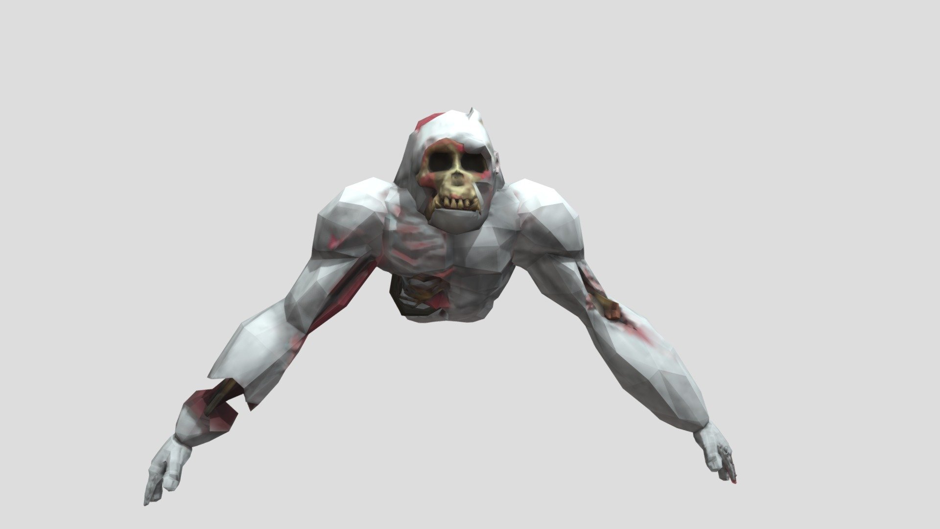 animal company - zombie gorilla - Download Free 3D model by Romeo rios ...