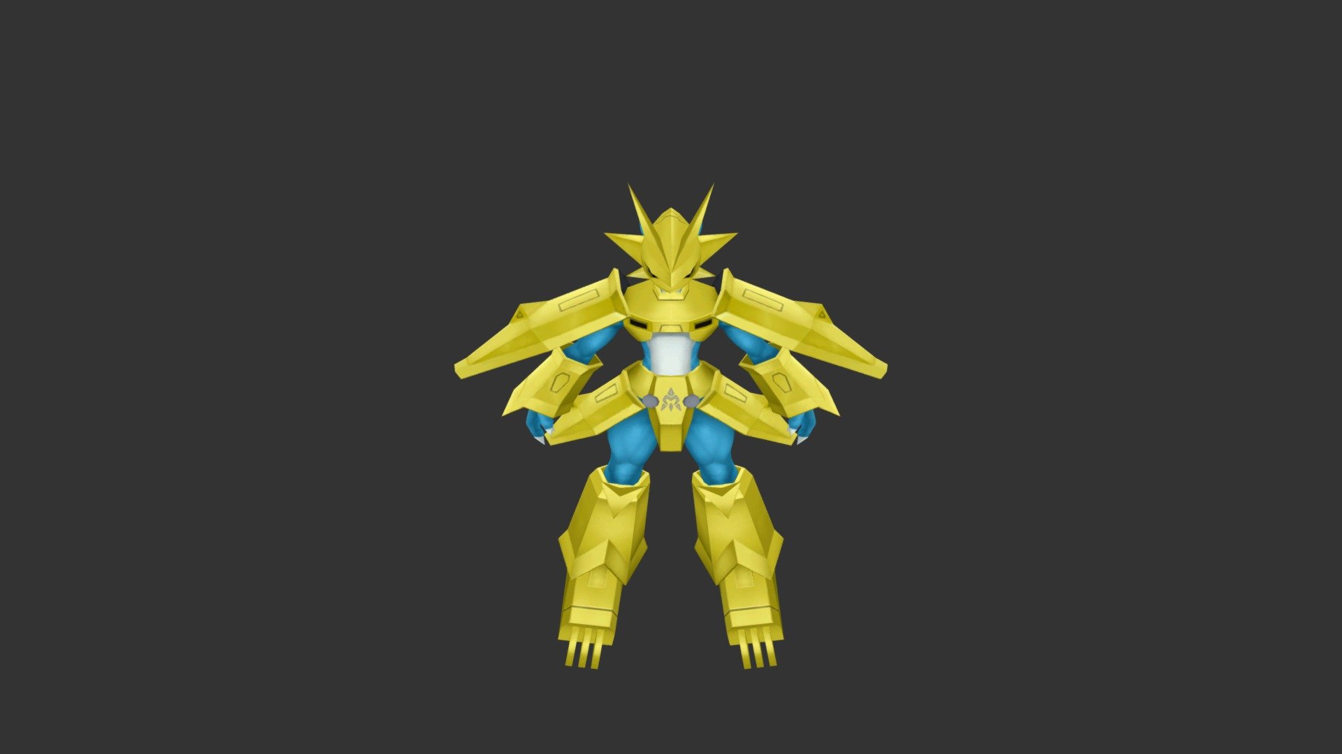 PC Computer - Digimon Masters - Magnamon - 3D model by IM (@Ismael ...