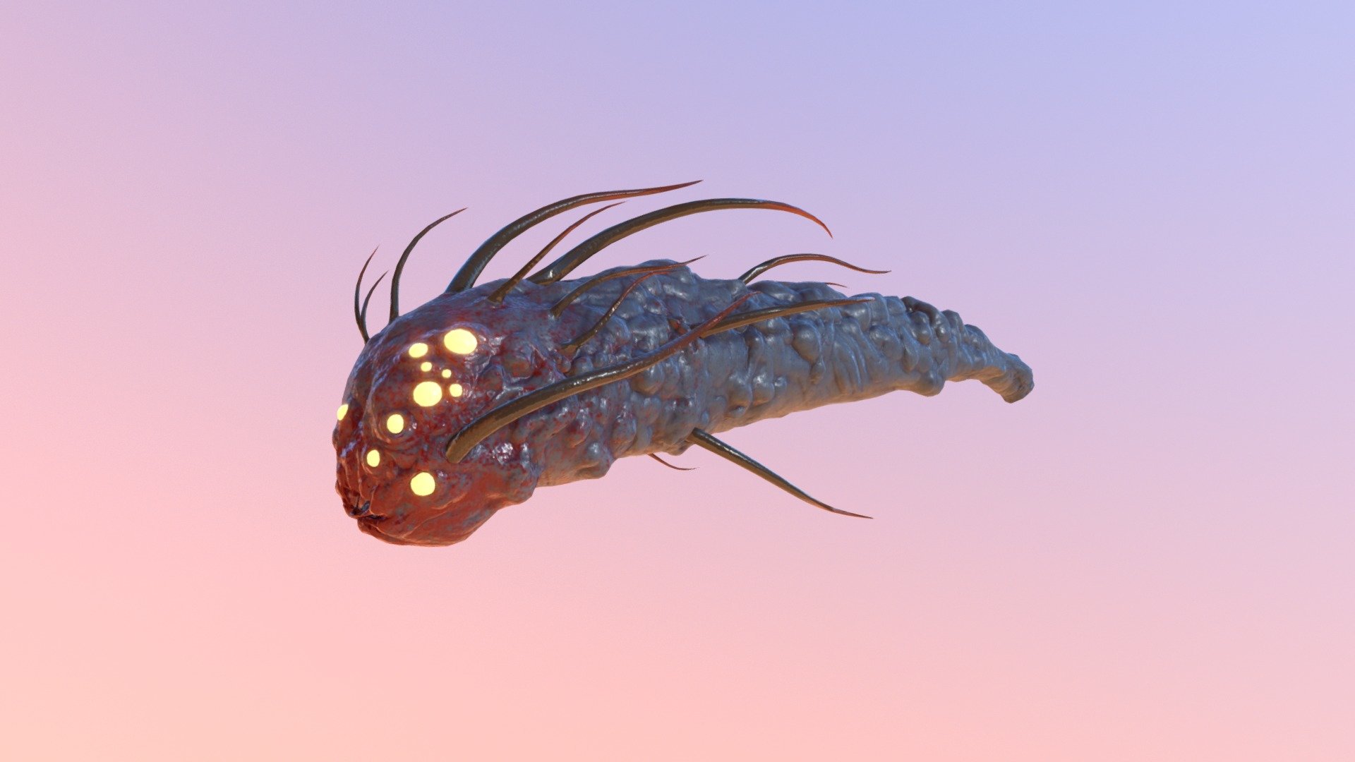 Skysh Worm Flying - 3D model by Dylan Cook (@MoonTal3D) [a9e9eab ...