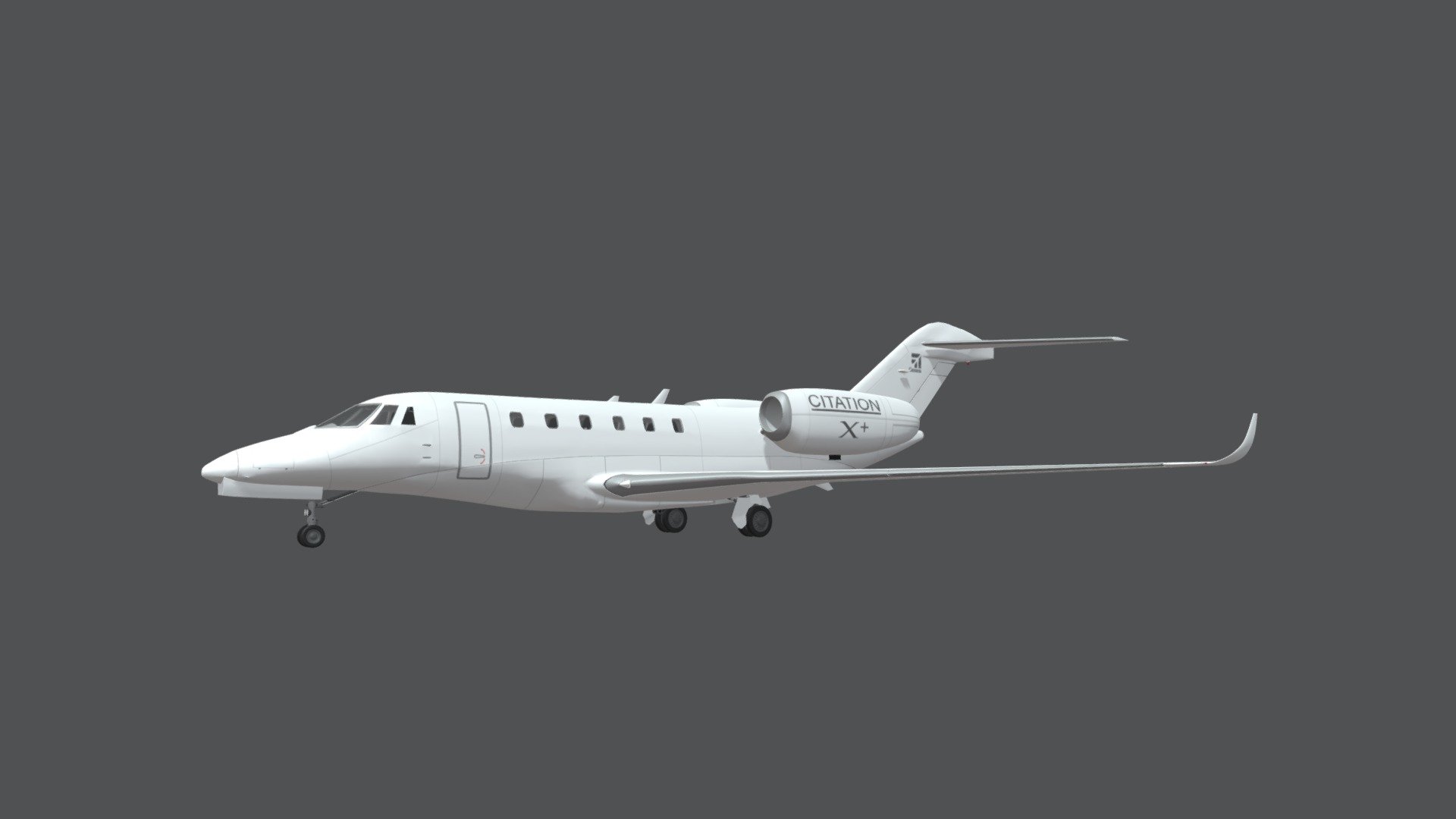 Cessna Citation X - 3D model by velychko3dstudio [a9eac63] - Sketchfab