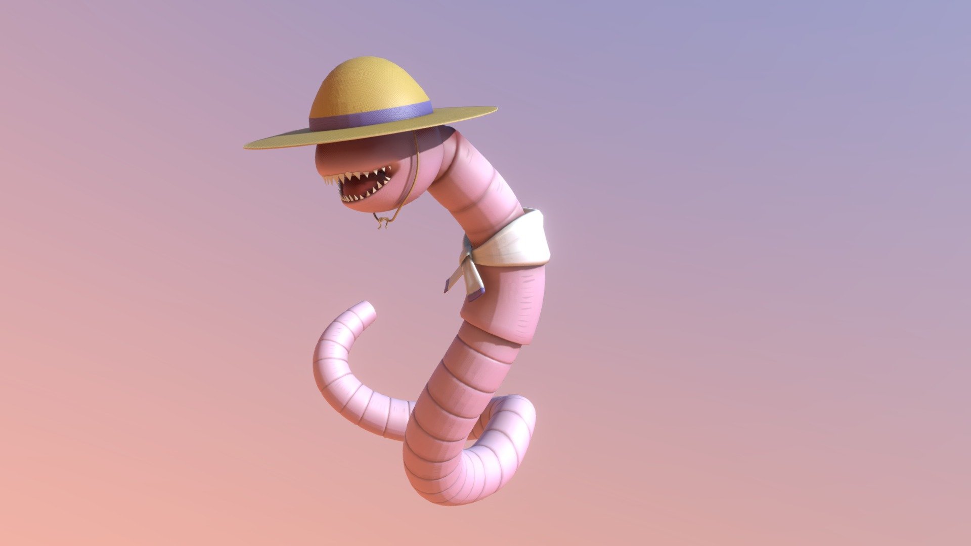 Crazy Worm from Dragon Quest [Fan modeling] - Download Free 3D model by Uricaro97 [a9eb242 ...
