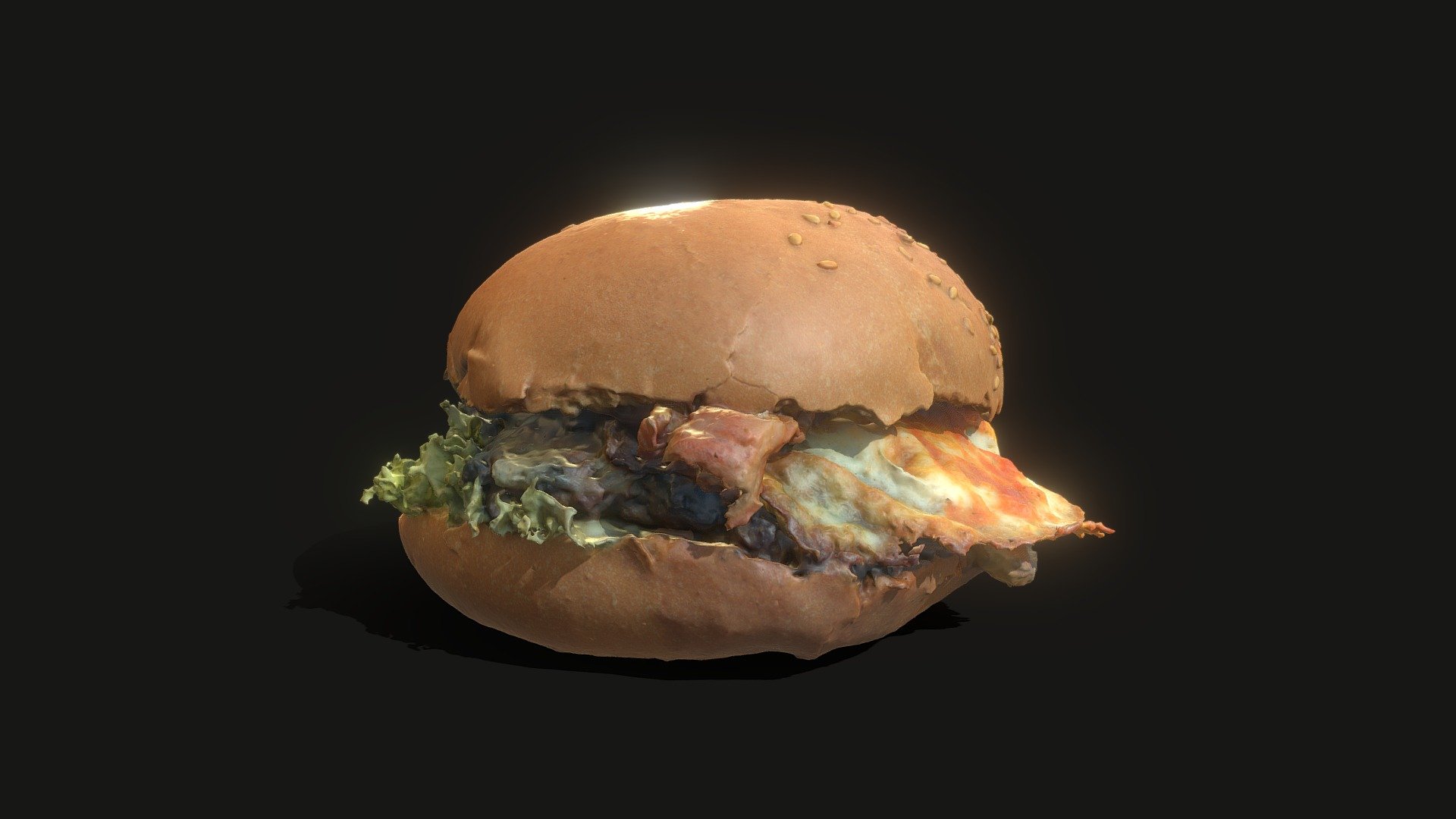 8K Burger to make you hungry - Download Free 3D model by P_4_N_D_A ...