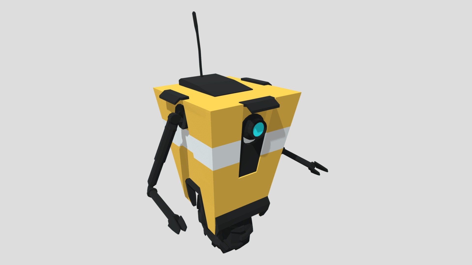 Claptrap - 3D model by Xpsicotic [a9eb780] - Sketchfab
