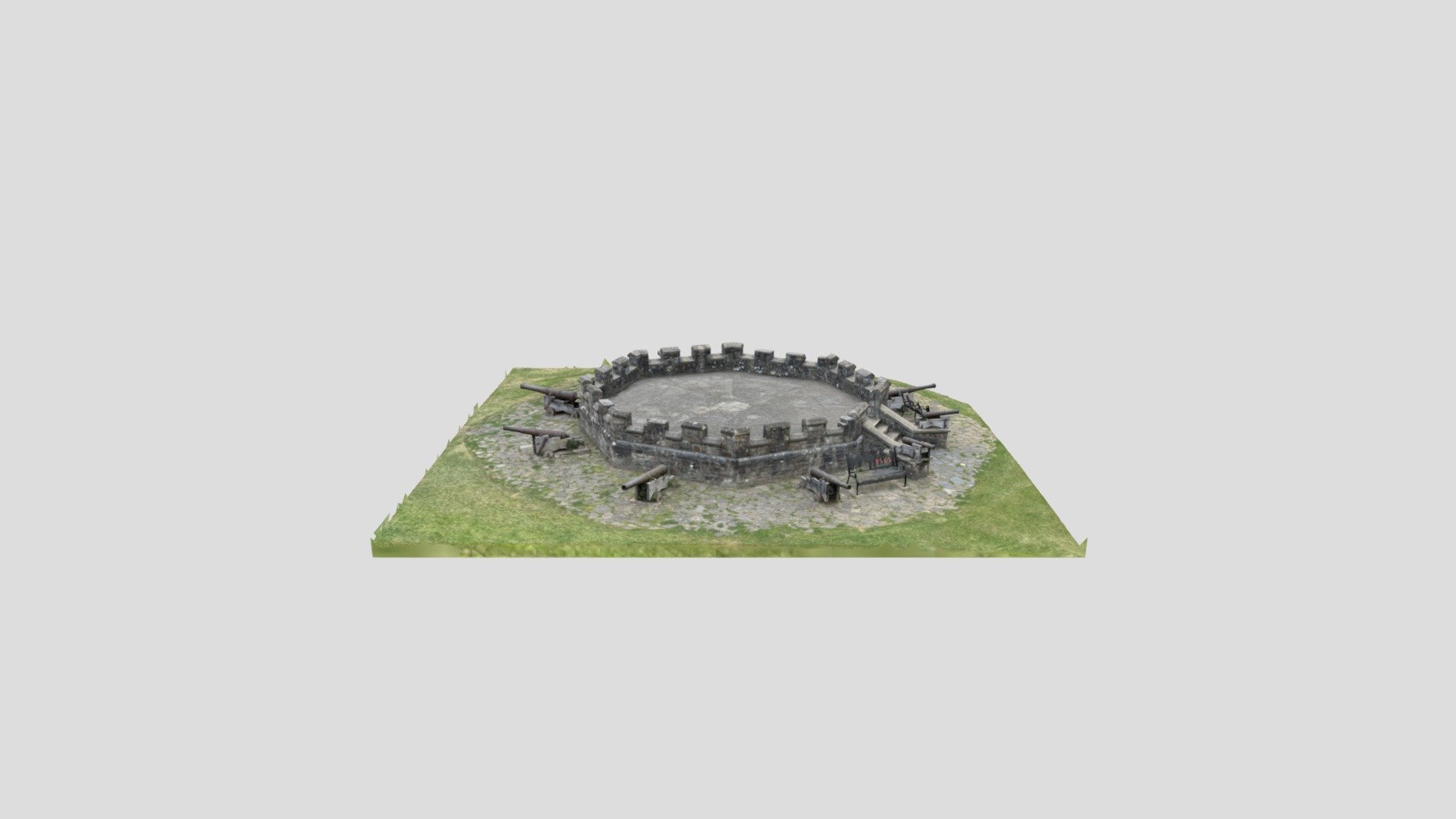 Victoria Park Fort - 3D model by AJac2000 [a9eb807] - Sketchfab