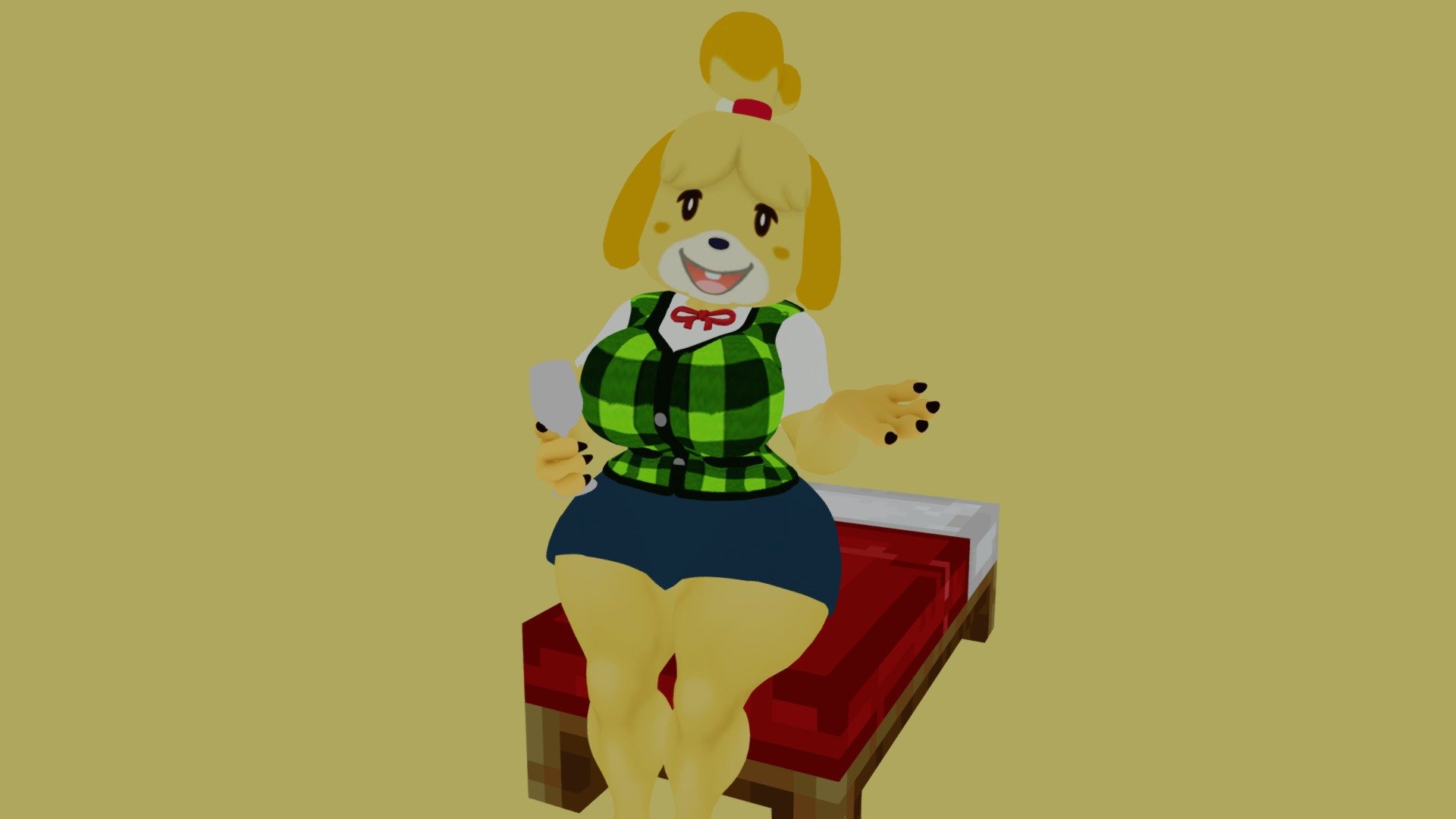 We can talk while We drank wine Isabelle - Download Free 3D model by ...