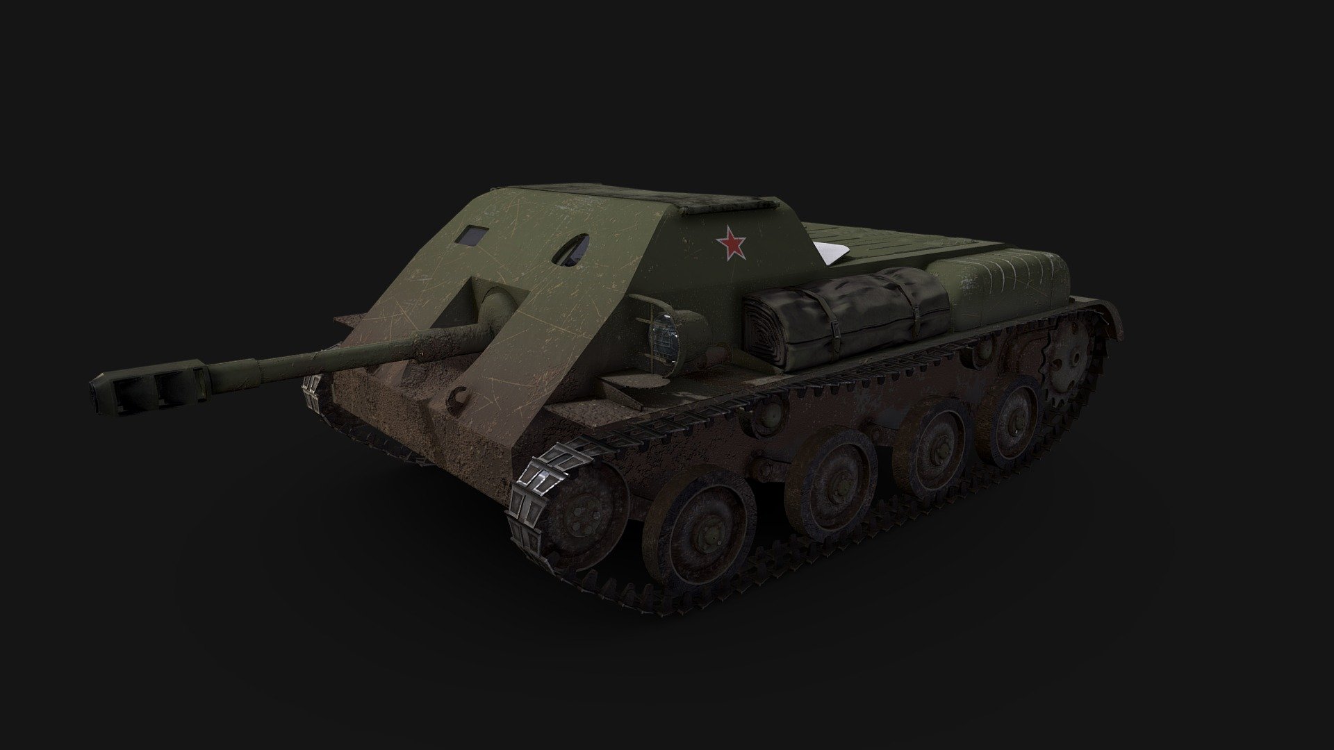 Tank ASU-57 OKB-115 / Танк АСУ-57 ОКБ-115 - 3D model by qu6rid.vrn ...