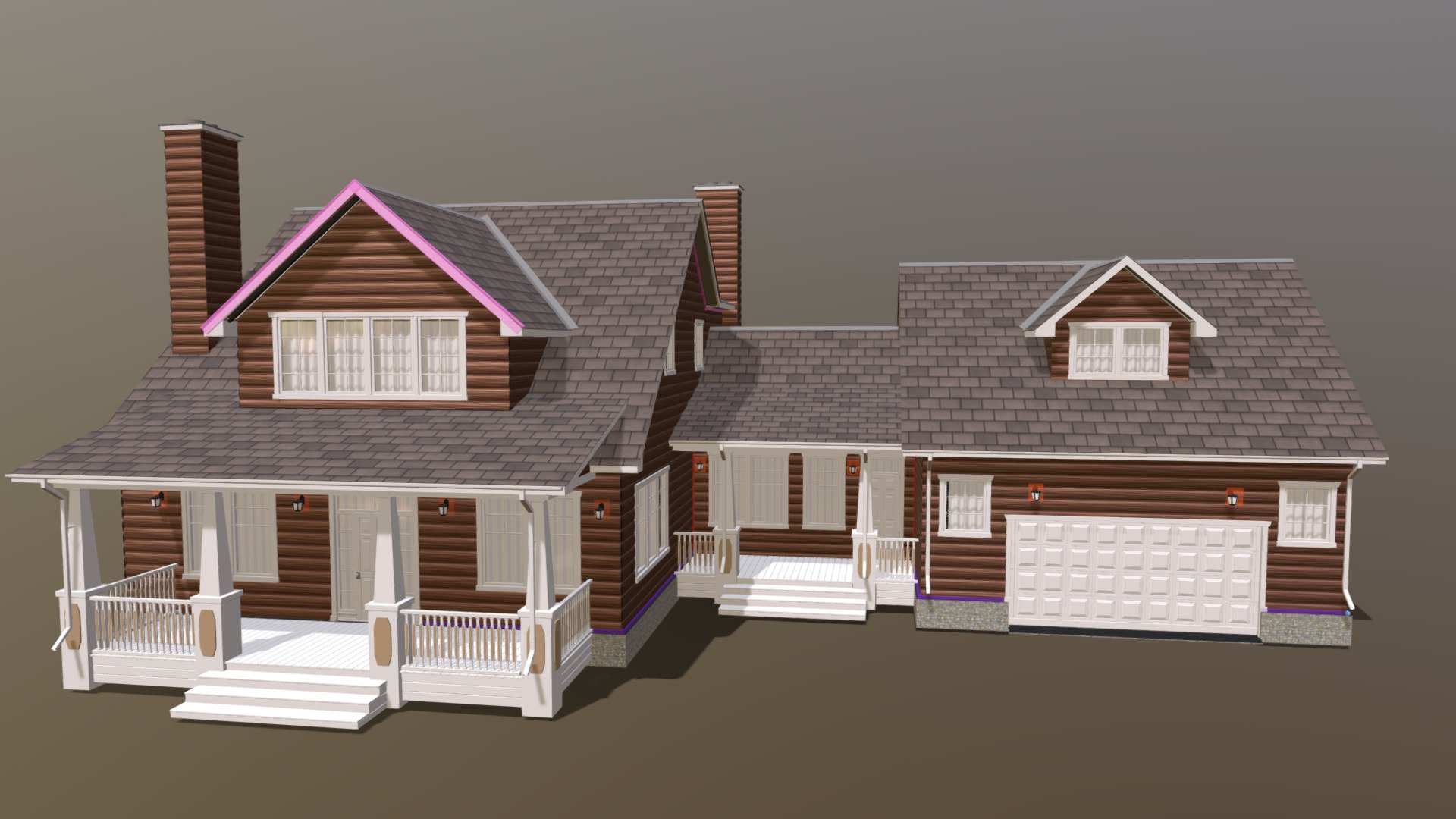 Cottage_TruLog_Hardware_Locations_v2_5_binary - 3D model by Cross Link ...